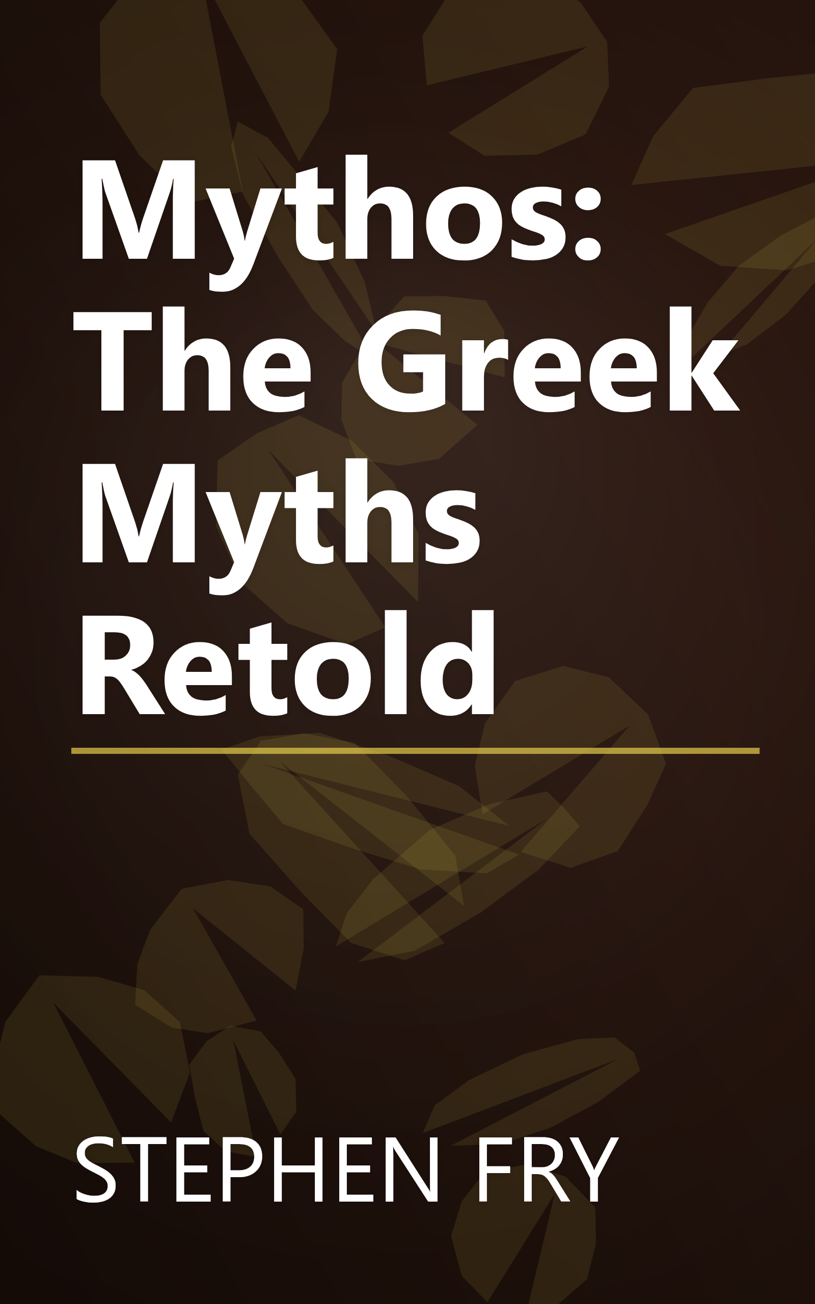 Mythos: The Greek Myths Retold book cover