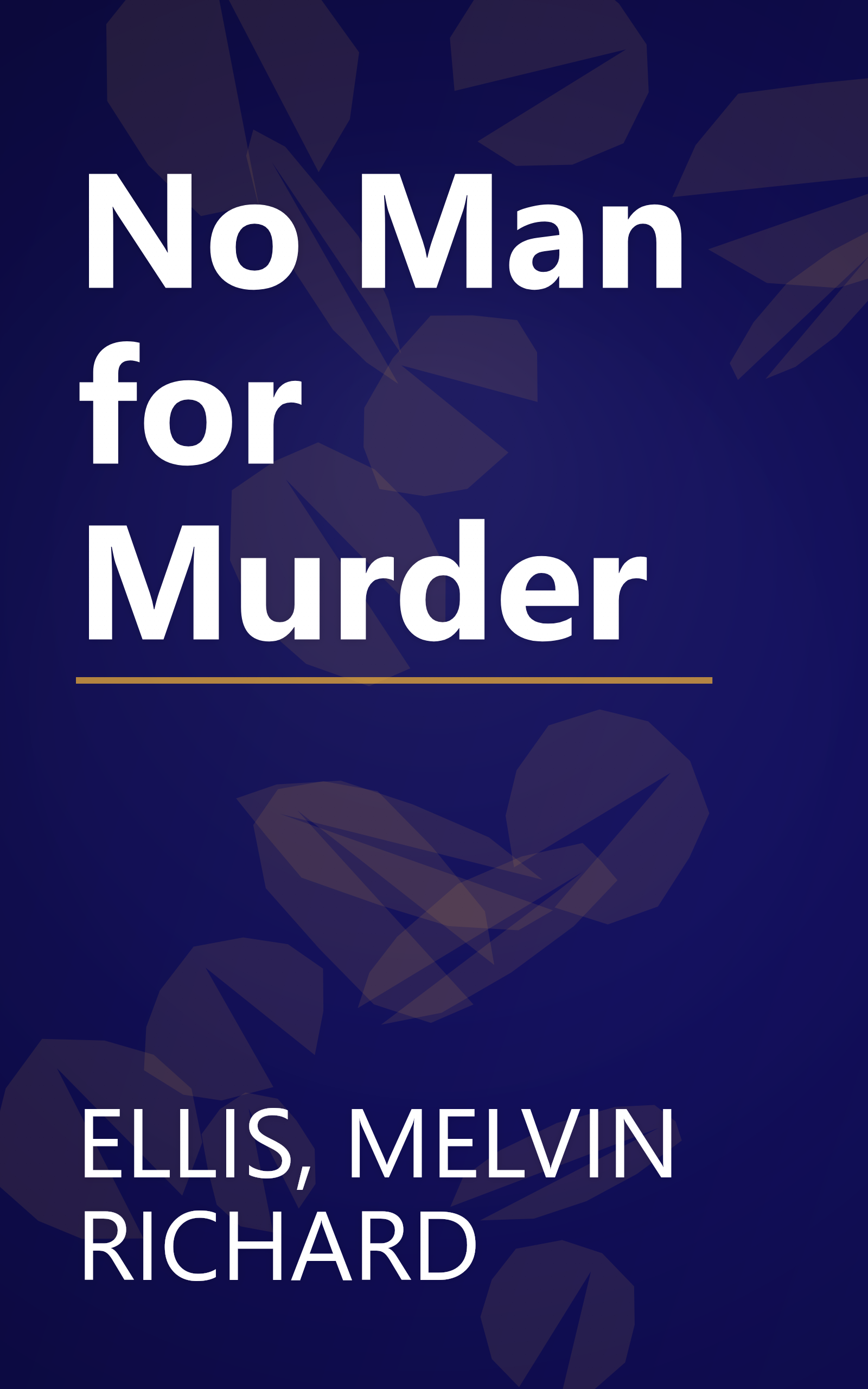 No Man for Murder book cover