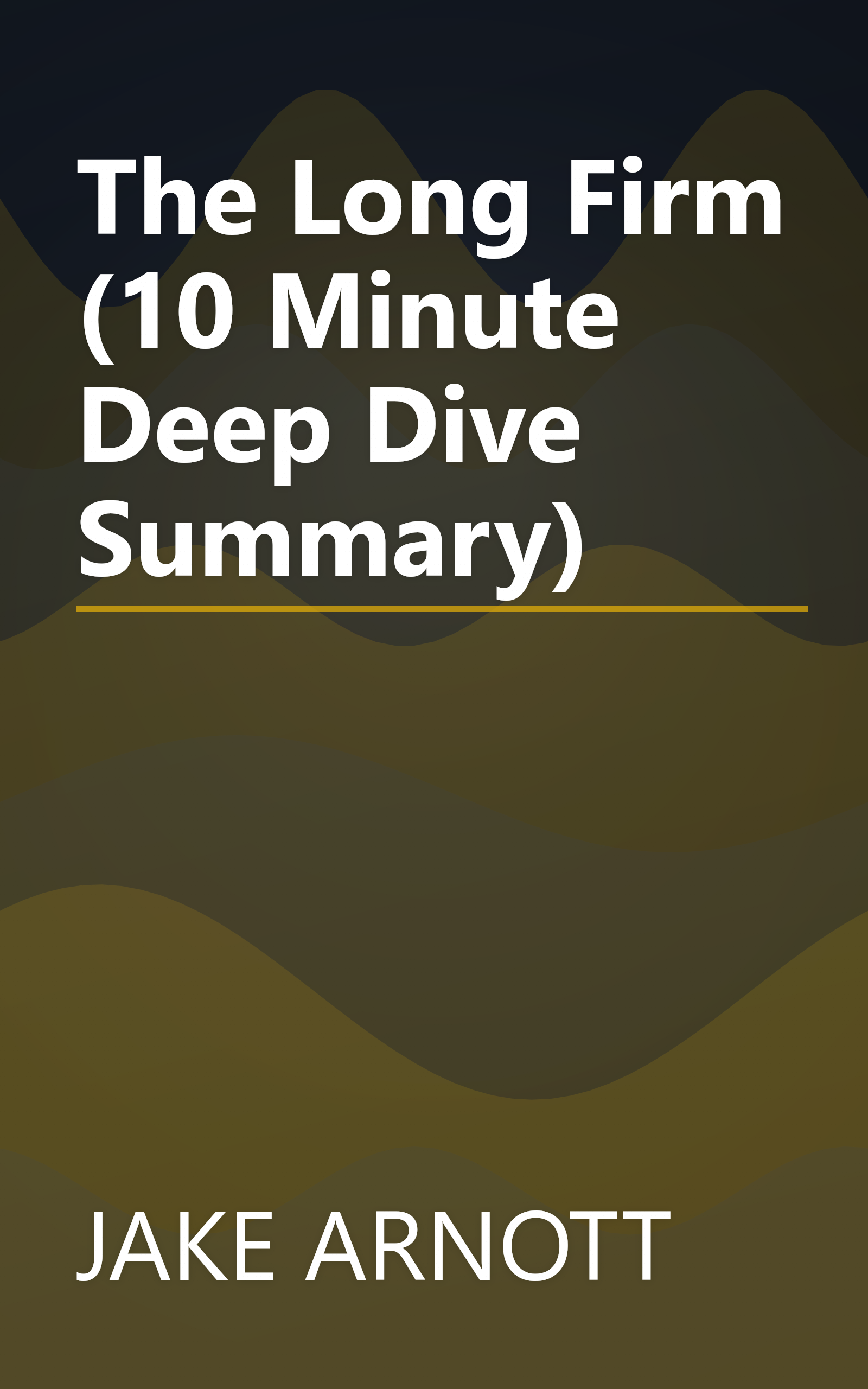 The Long Firm (10 Minute   Deep Dive Summary) book cover