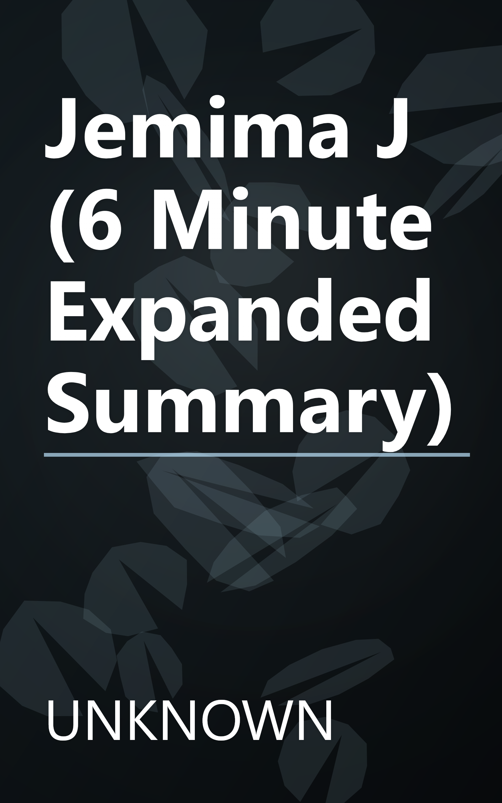 Jemima J (6 Minute   Expanded Summary) book cover