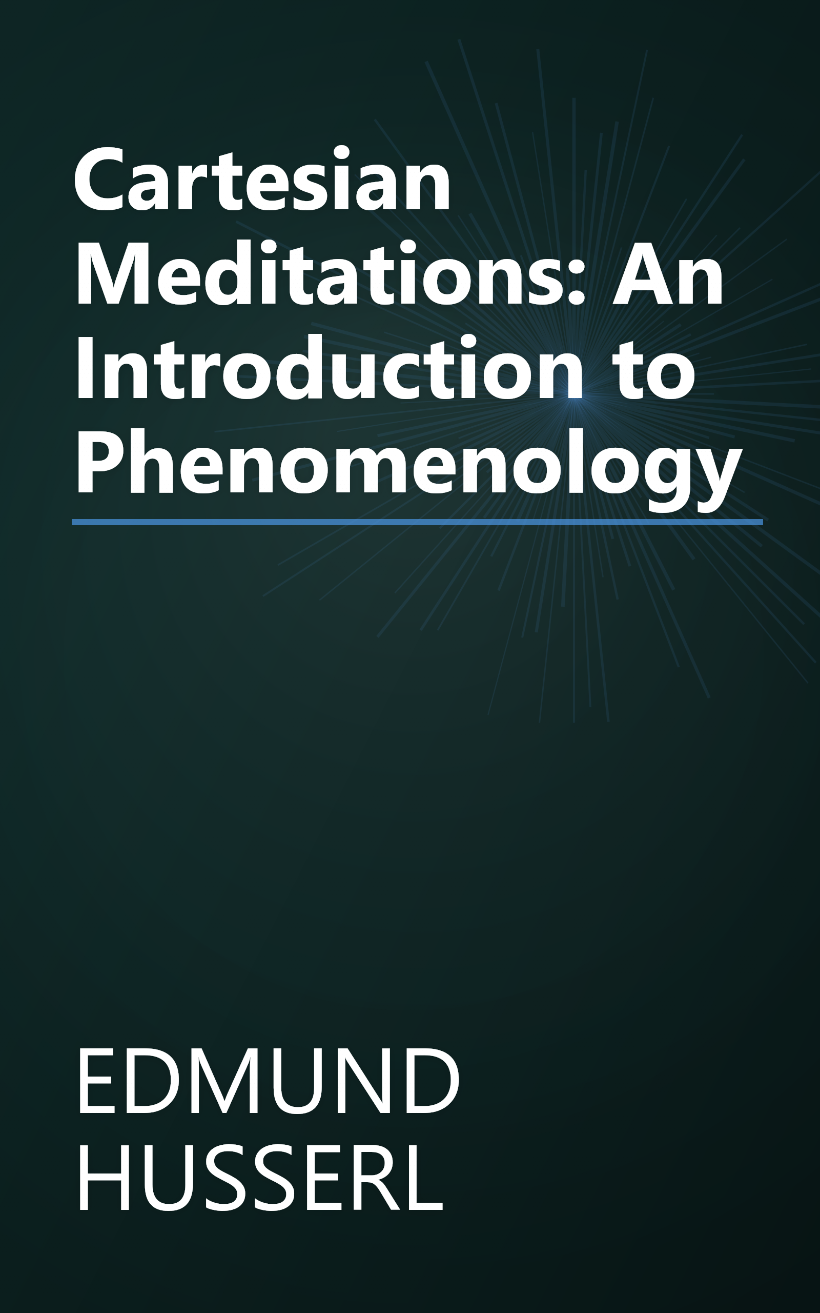 Cartesian Meditations: An Introduction to Phenomenology book cover