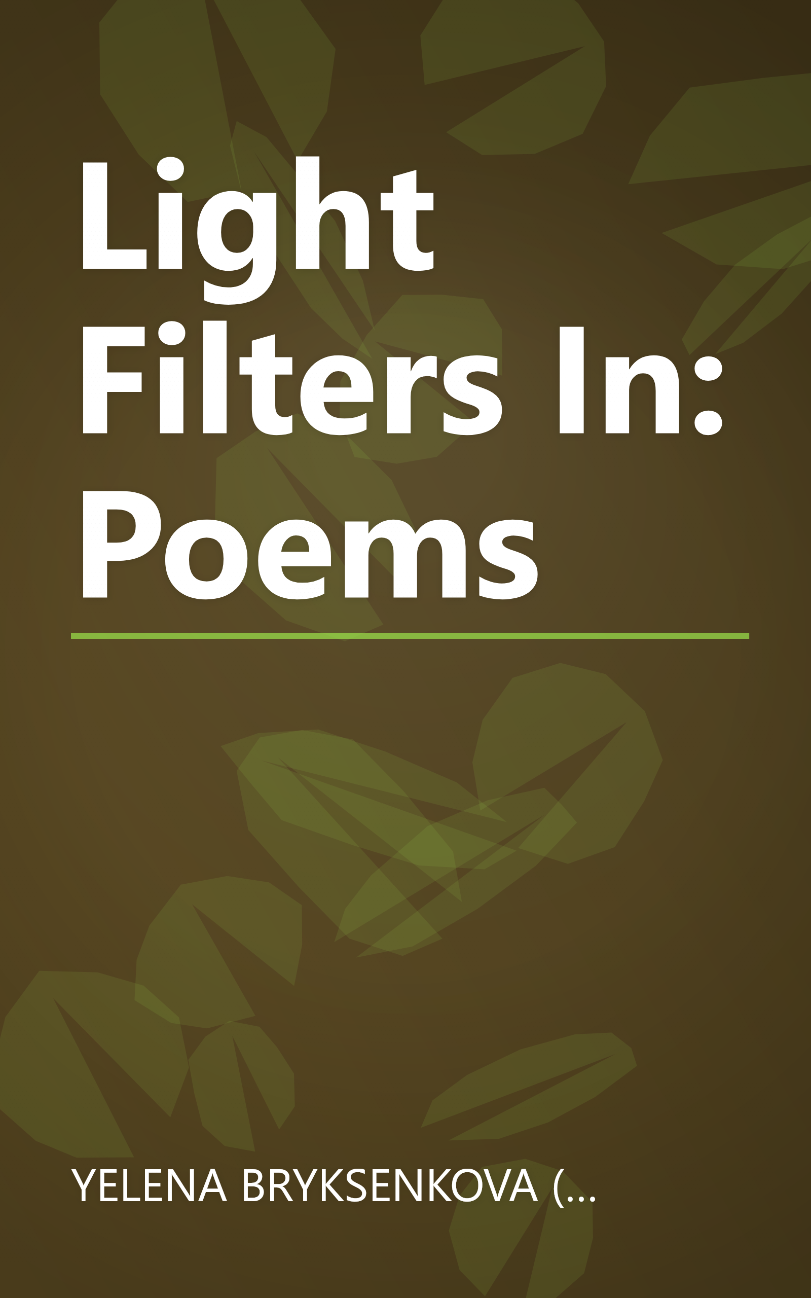 Light Filters In: Poems book cover
