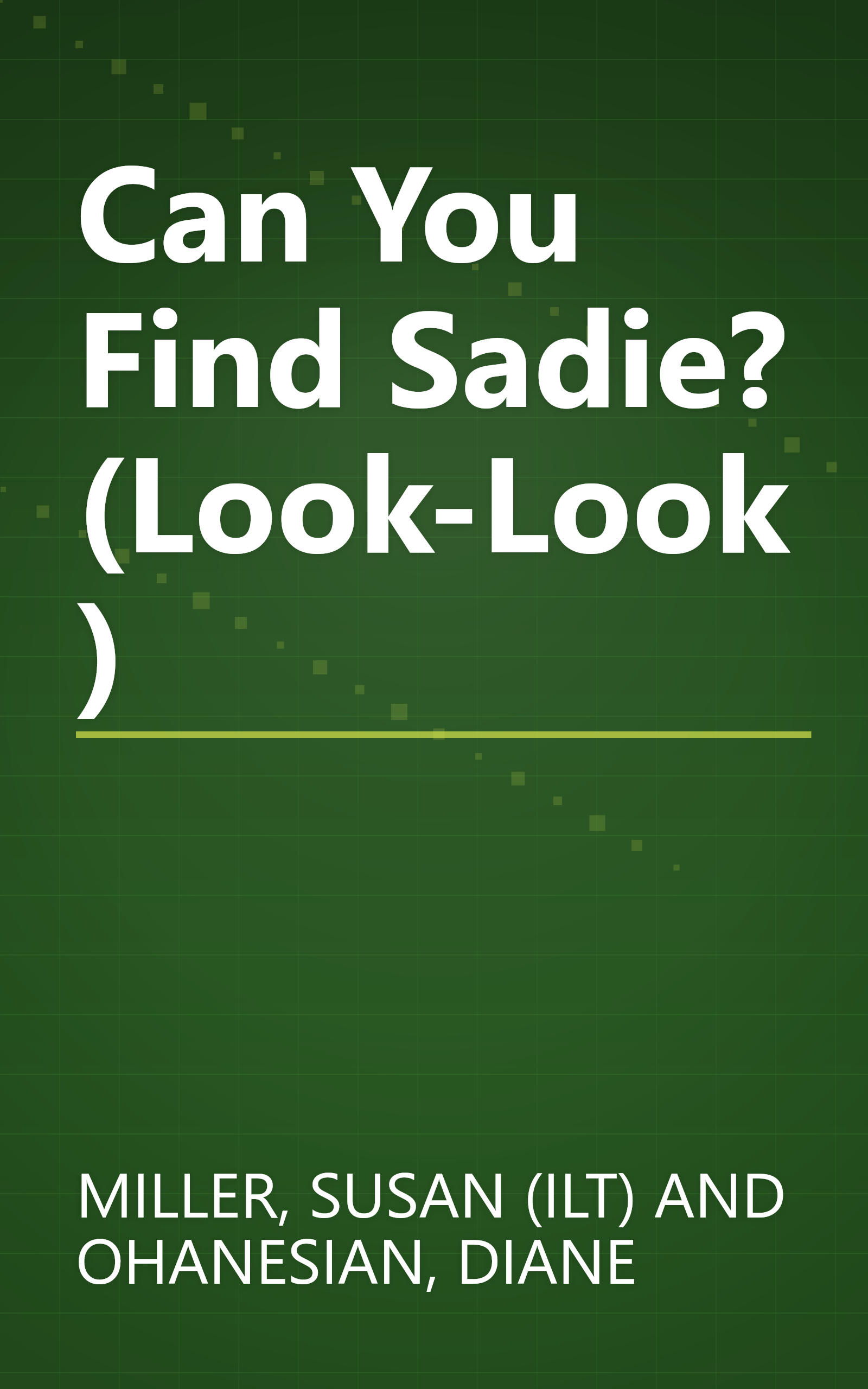 Can You Find Sadie? (Look-Look) book cover