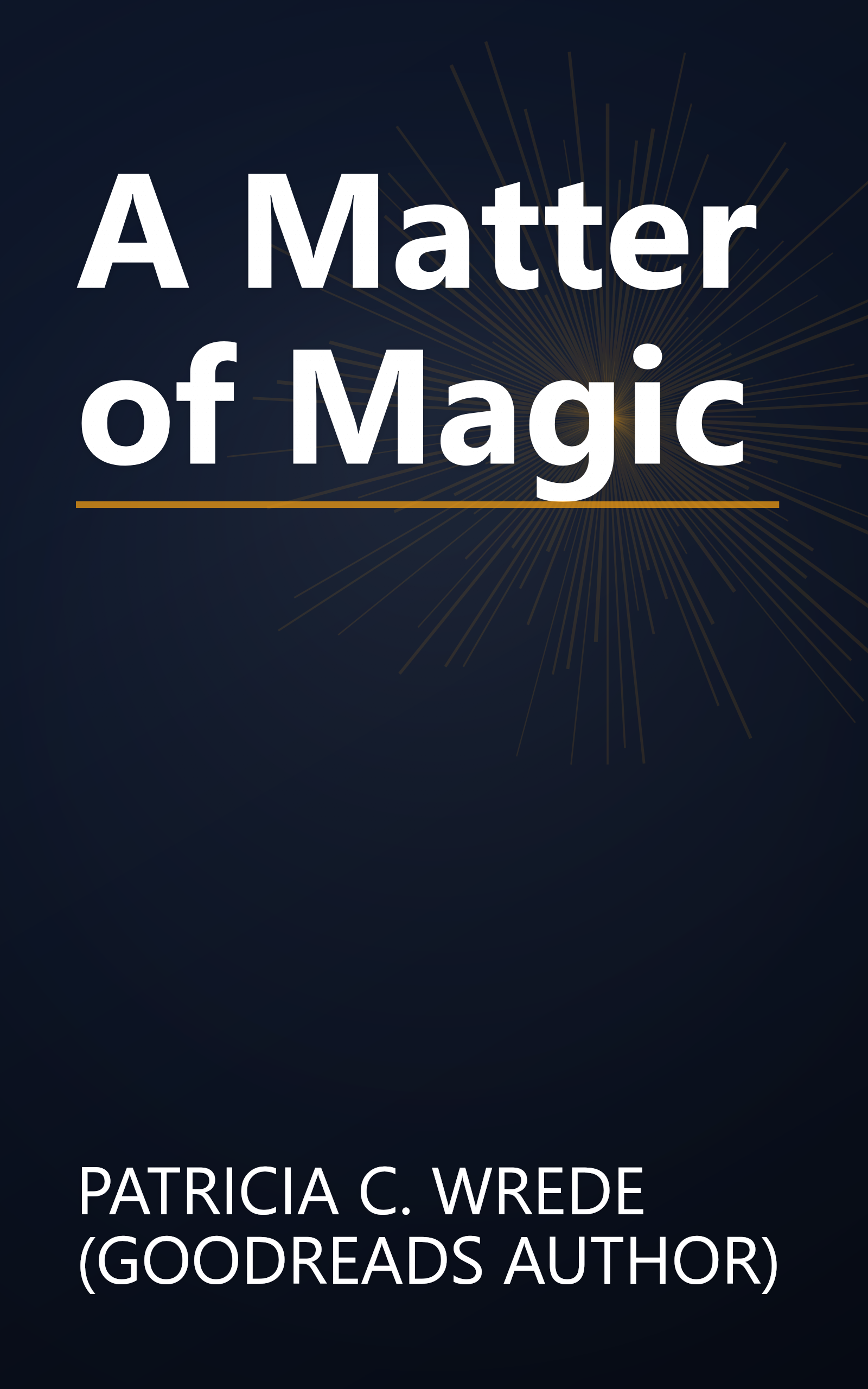 A Matter of Magic book cover