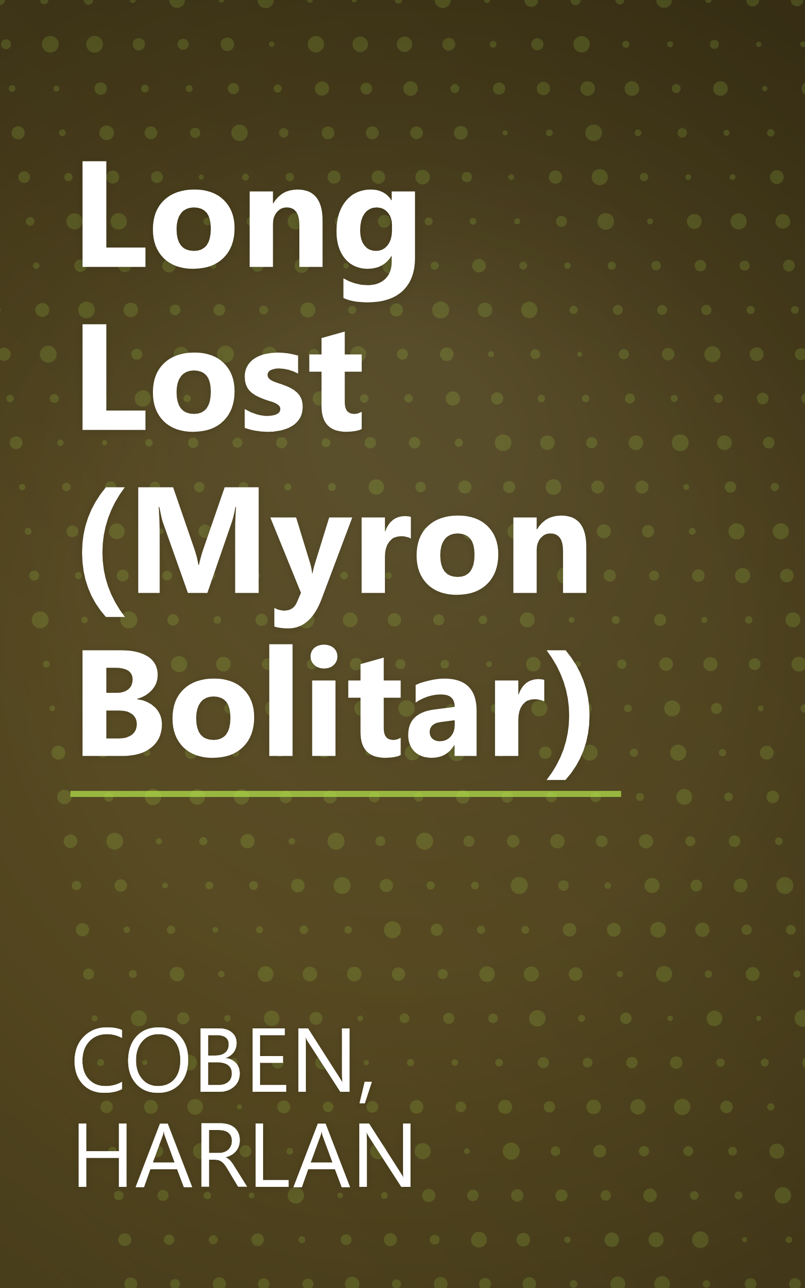 Long Lost (Myron Bolitar) book cover