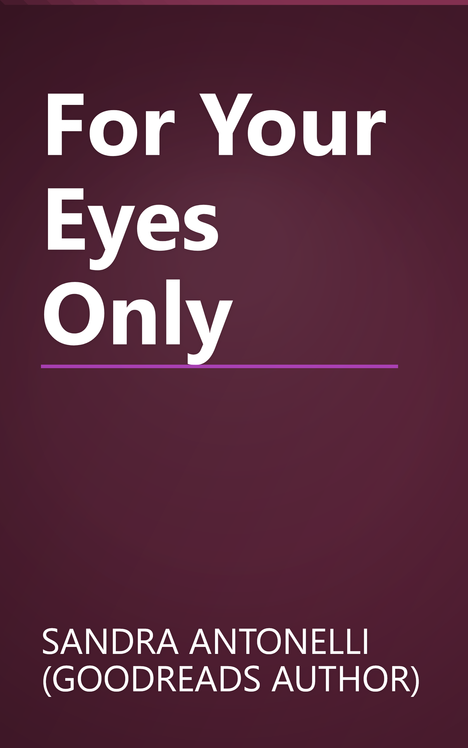 For Your Eyes Only book cover
