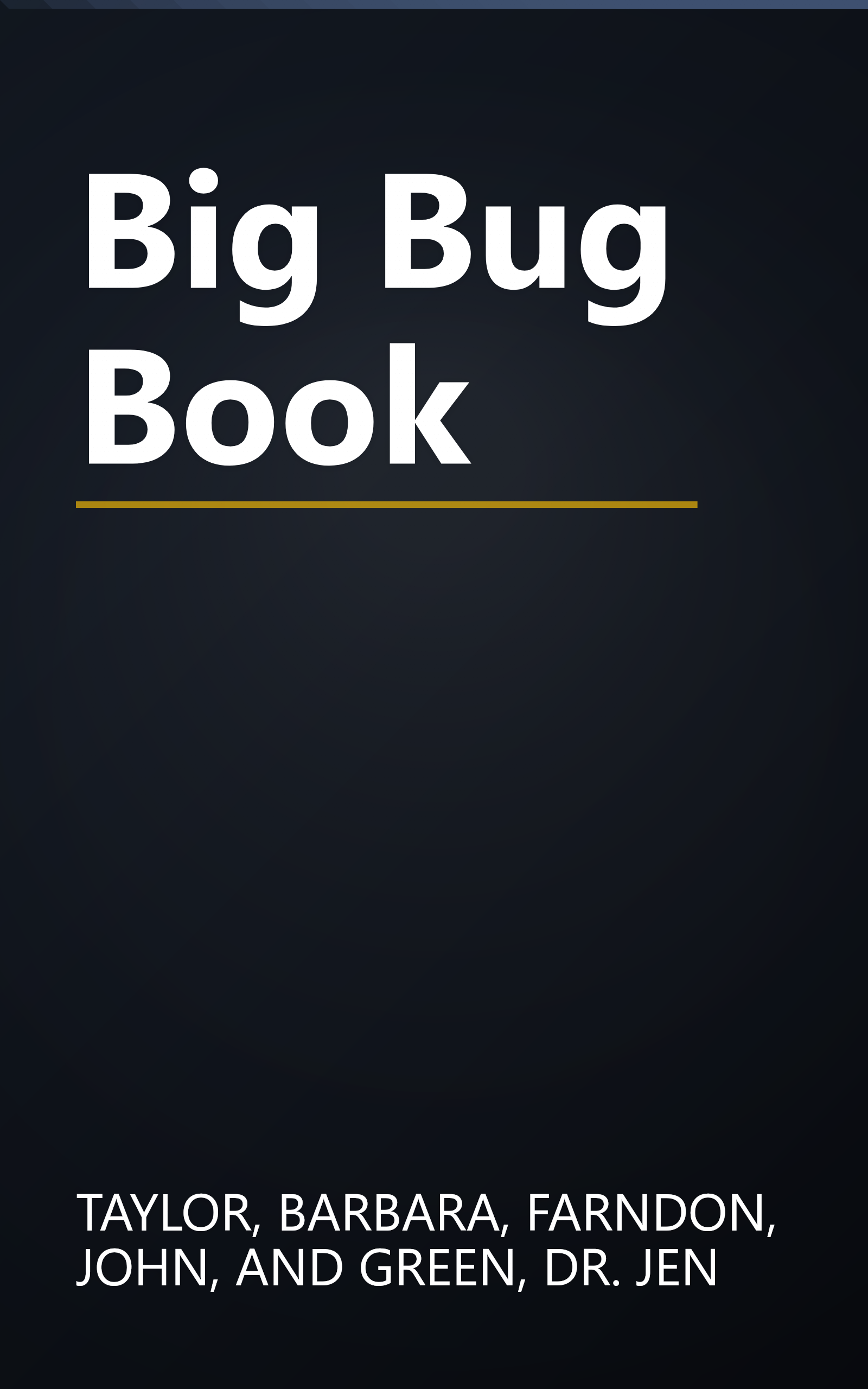 Big Bug Book book cover
