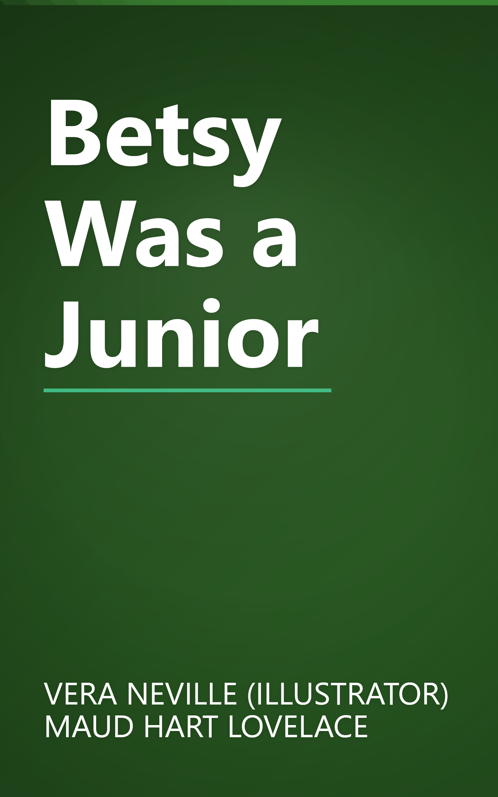 Betsy Was a Junior book cover