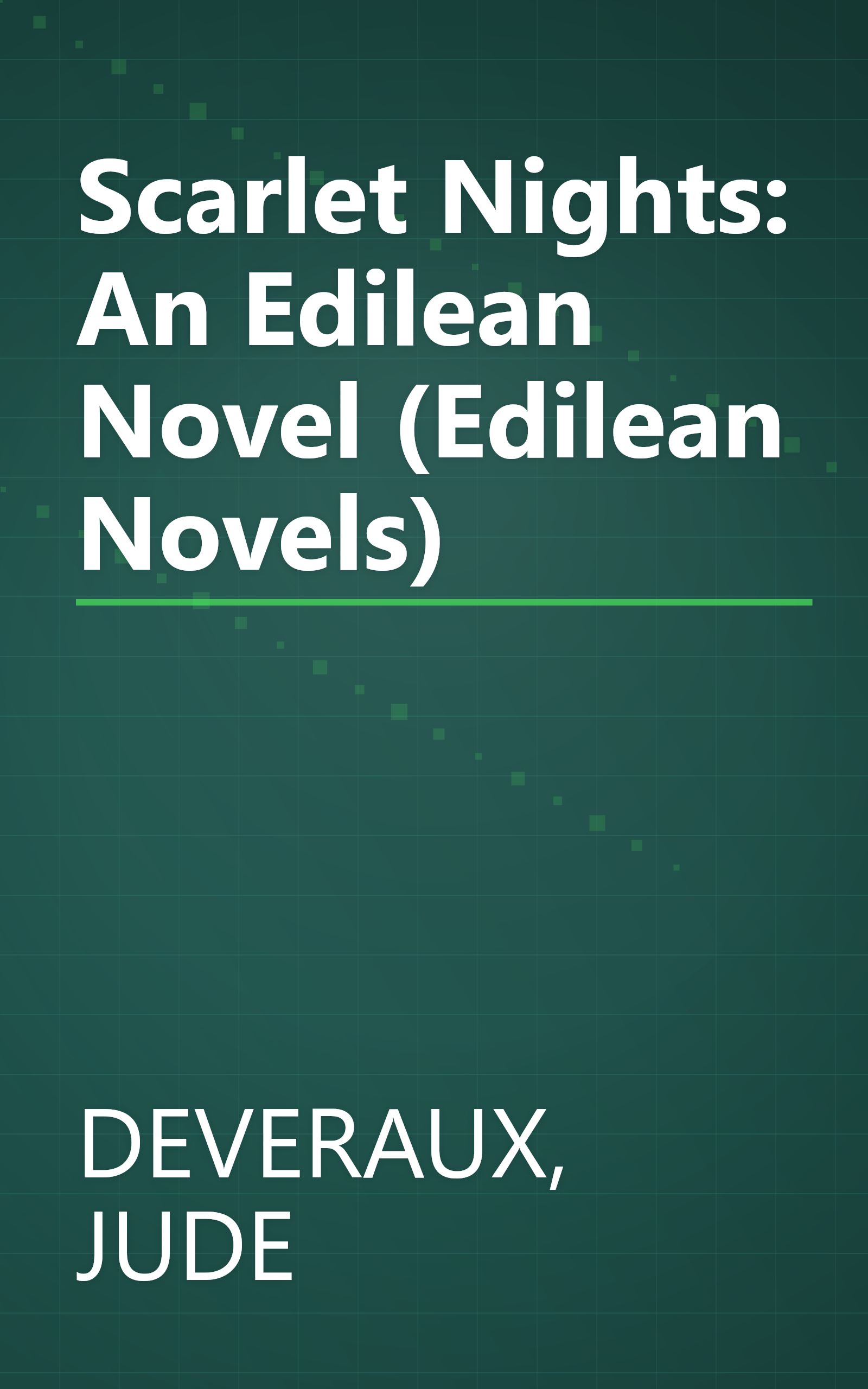 Scarlet Nights: An Edilean Novel (Edilean Novels) book cover