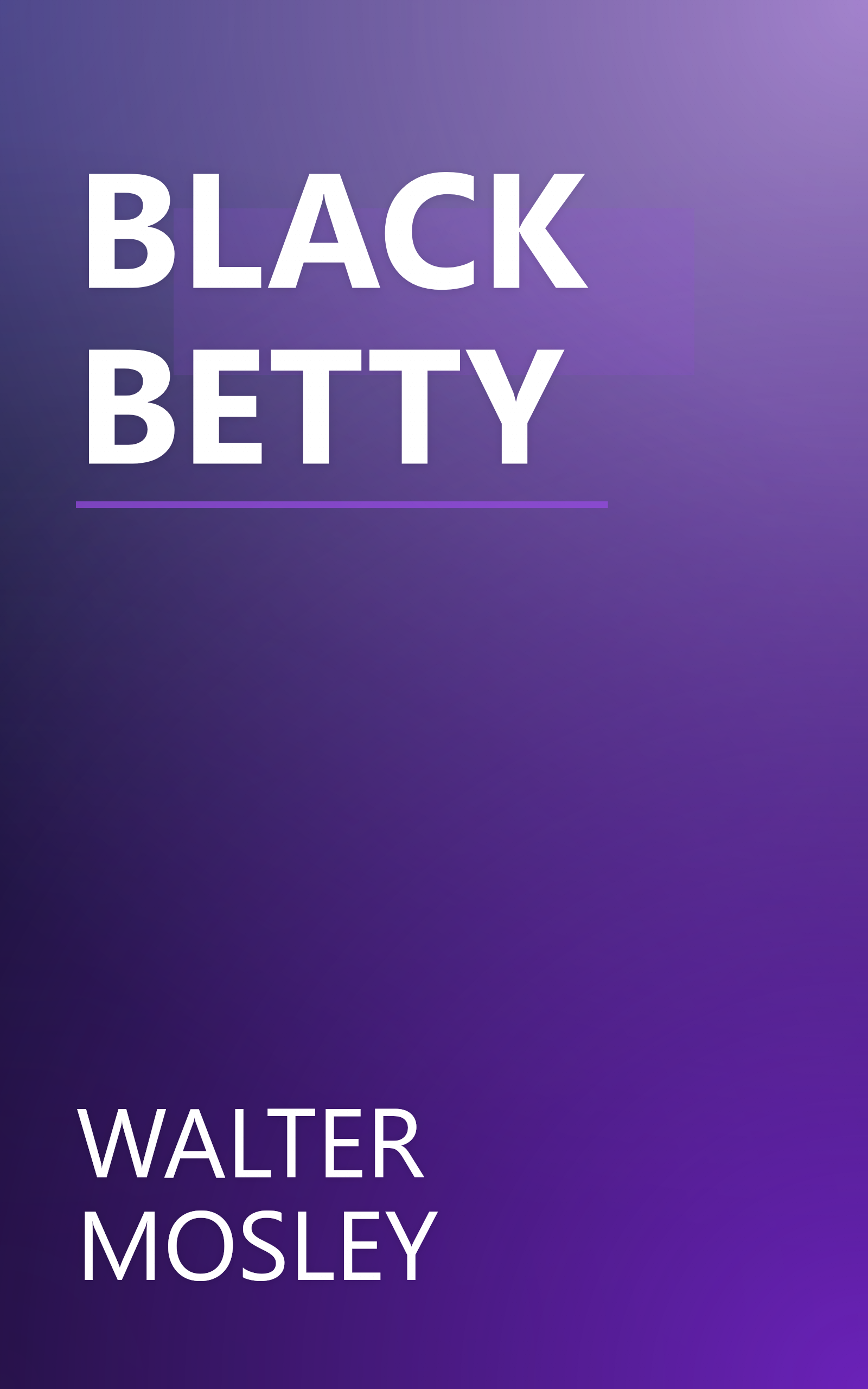 BLACK BETTY book cover