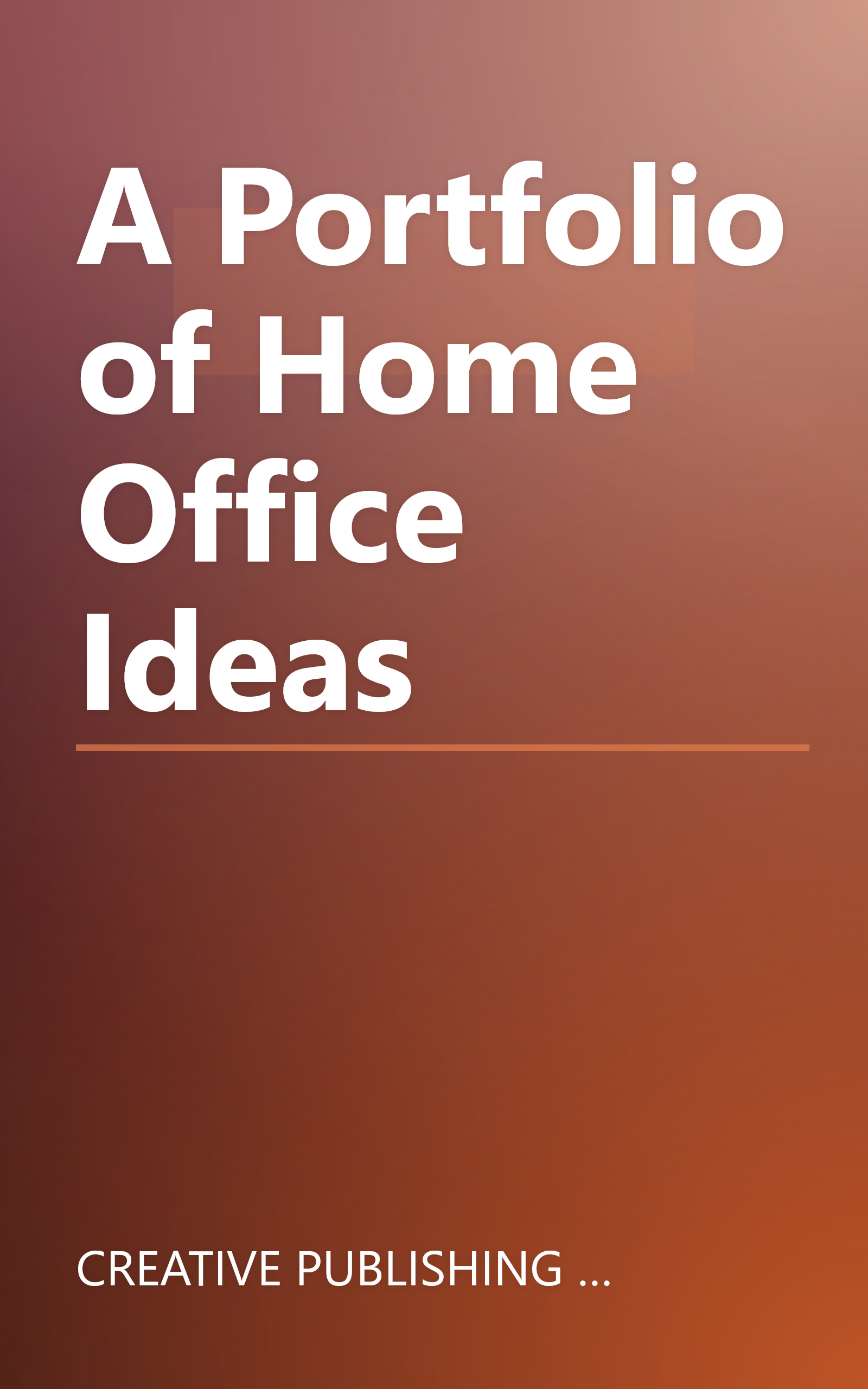 A Portfolio of Home Office Ideas book cover