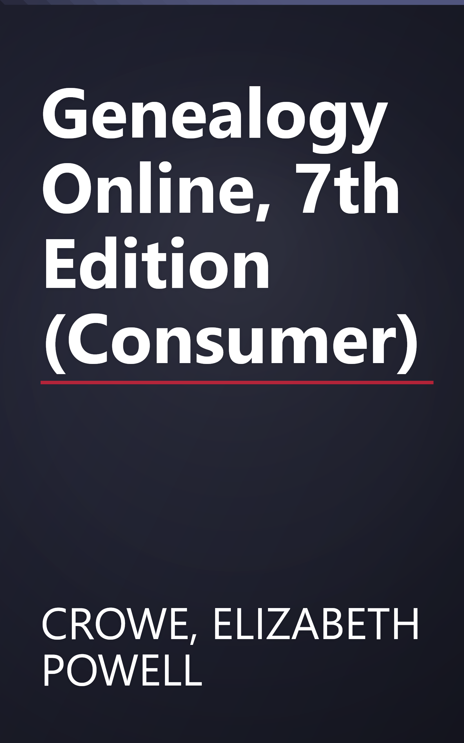 Genealogy Online, 7th Edition (Consumer) book cover