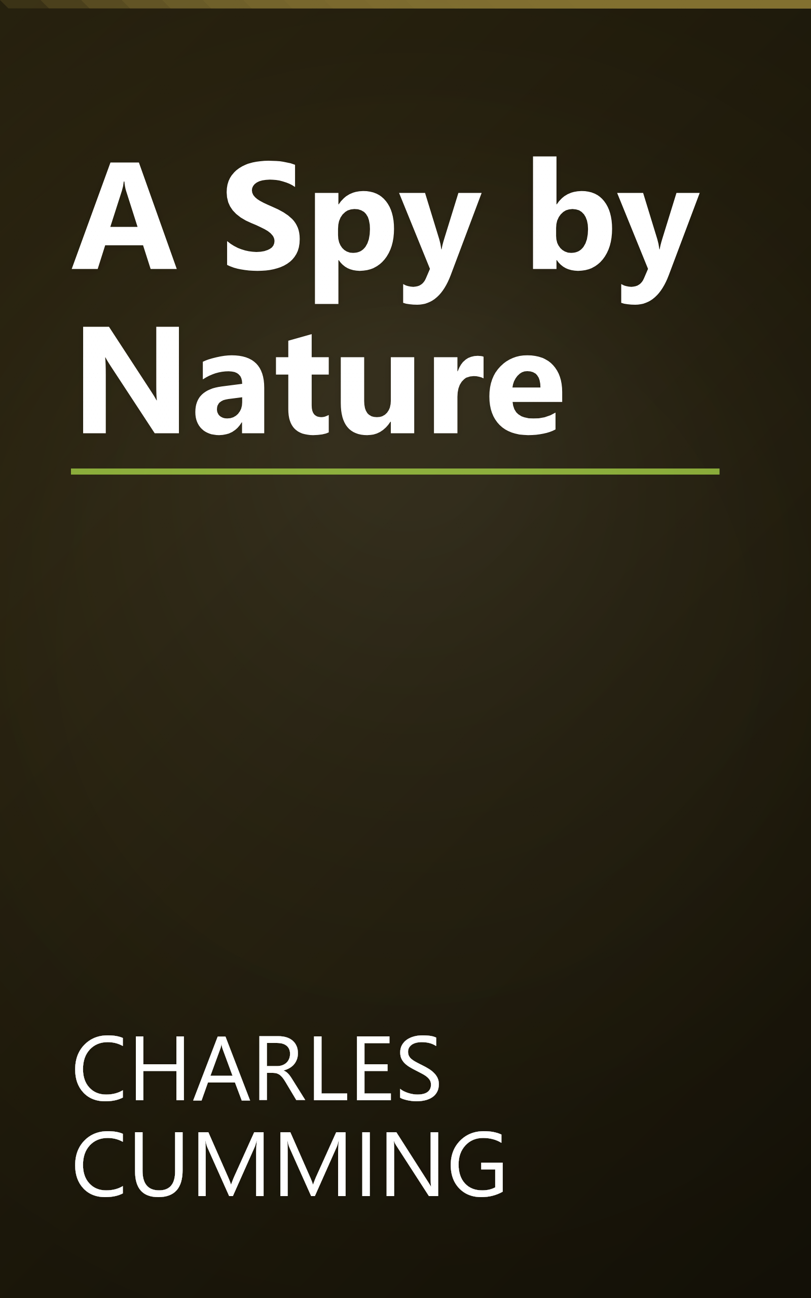 A Spy by Nature book cover
