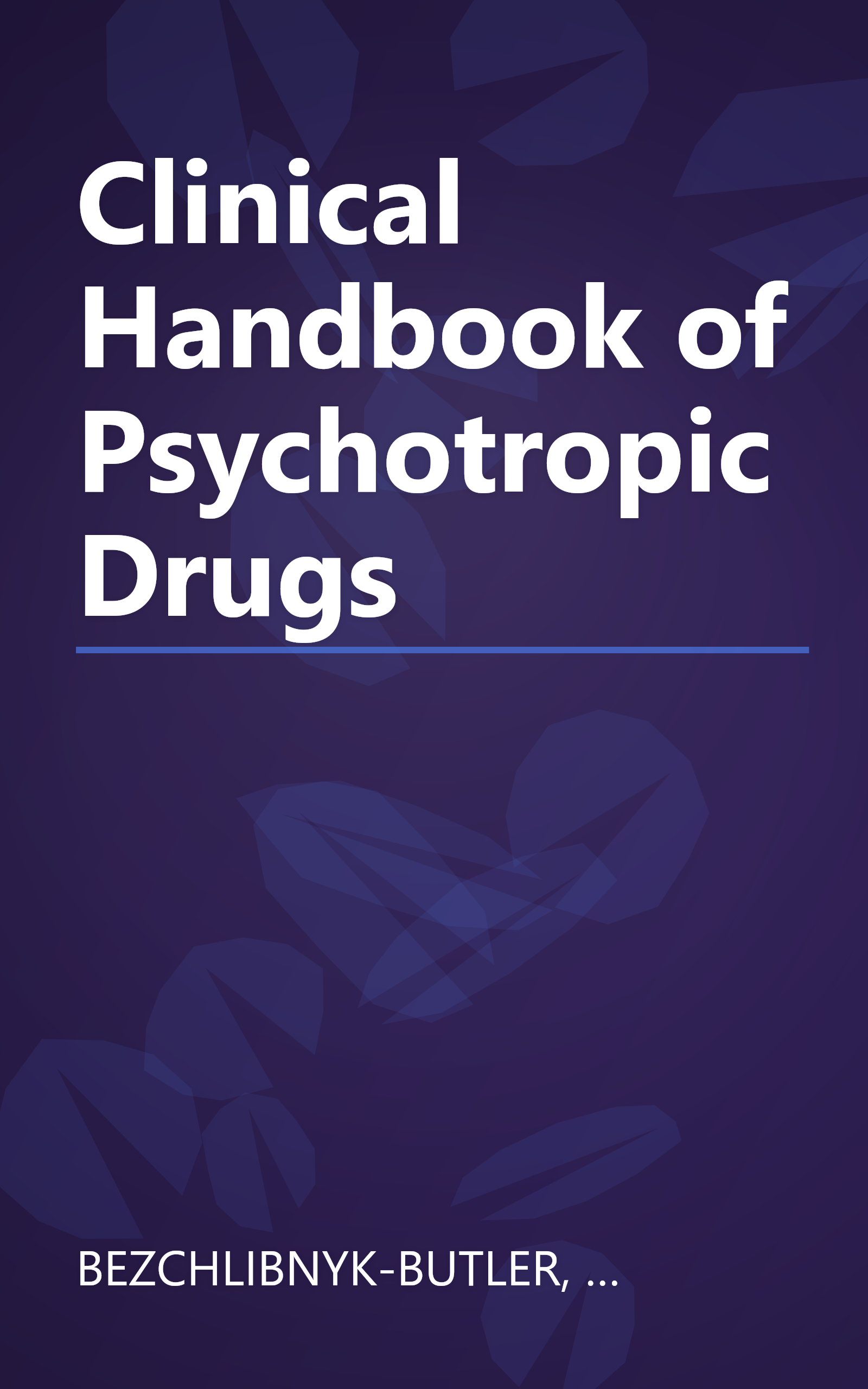 Clinical Handbook of Psychotropic Drugs book cover