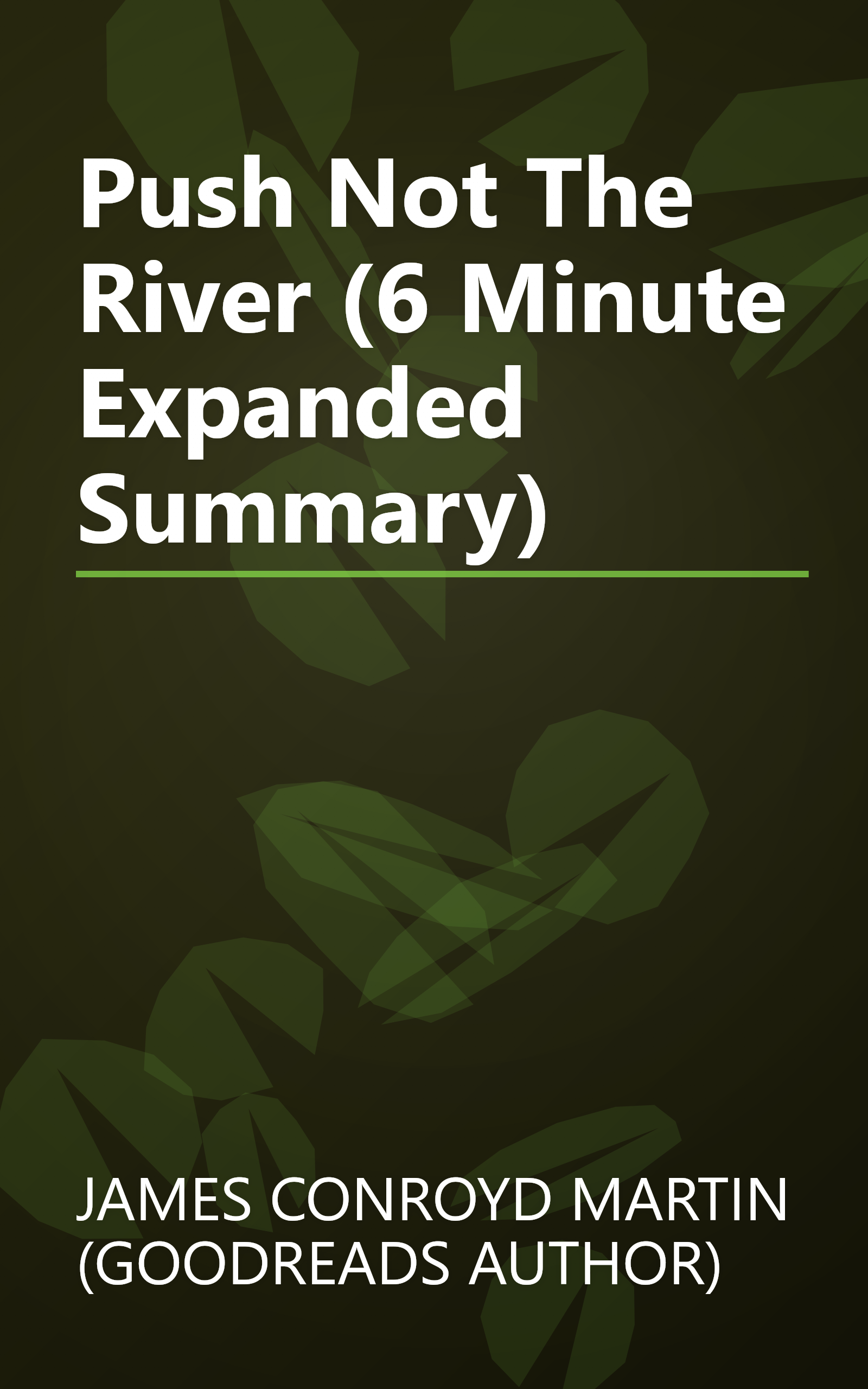 Push Not The River (6 Minute   Expanded Summary) book cover