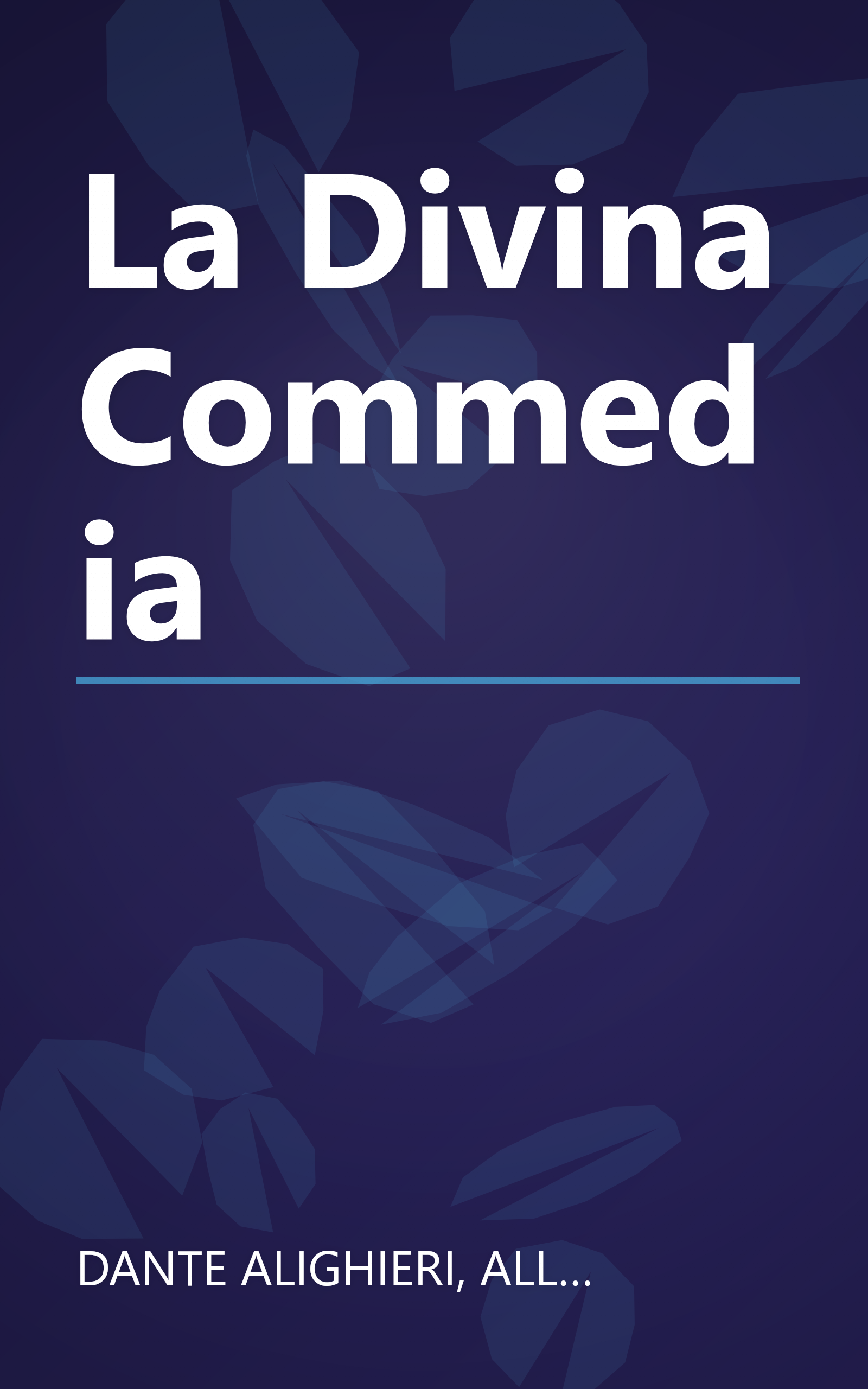 La Divina Commedia book cover