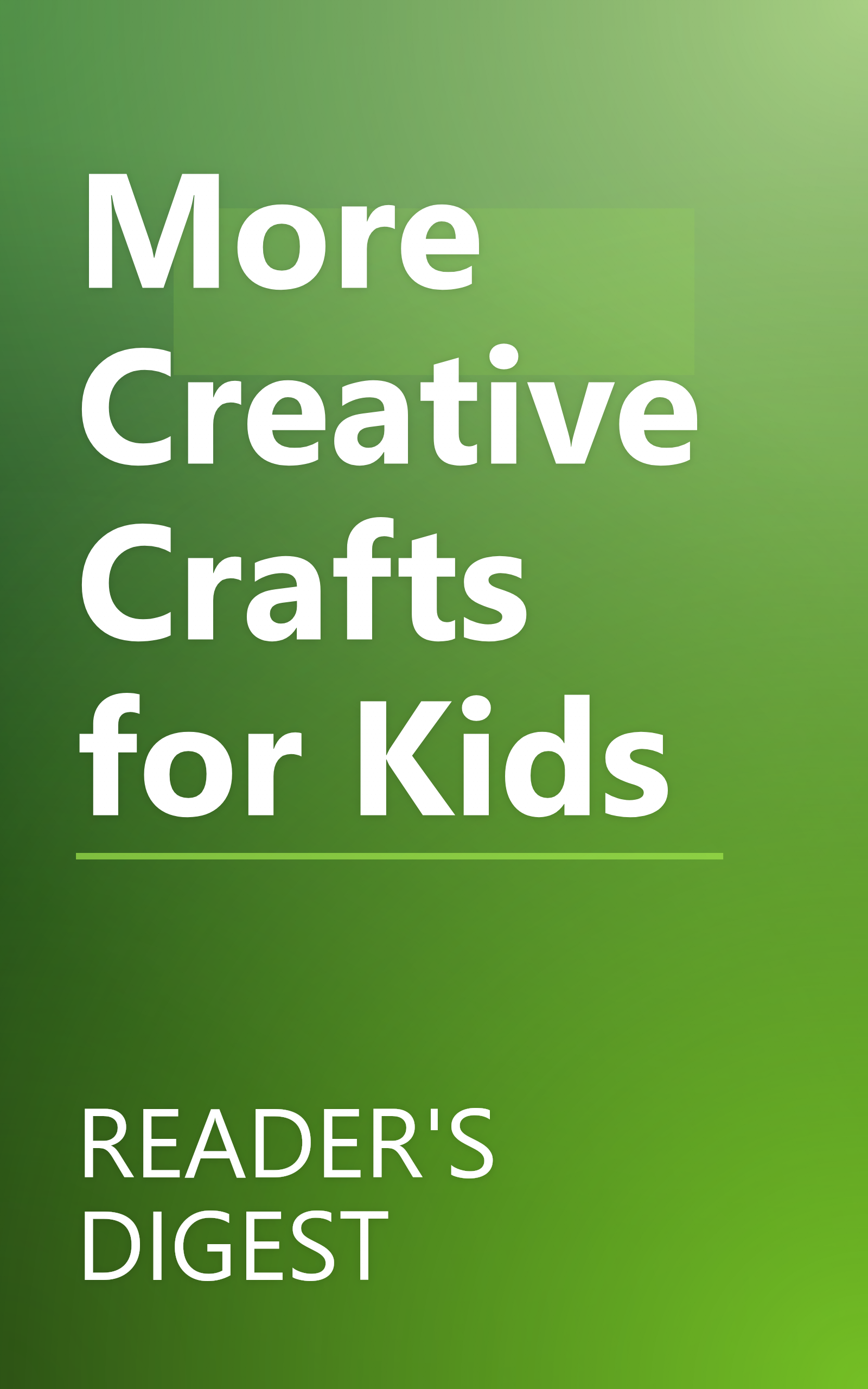 More Creative Crafts for Kids book cover