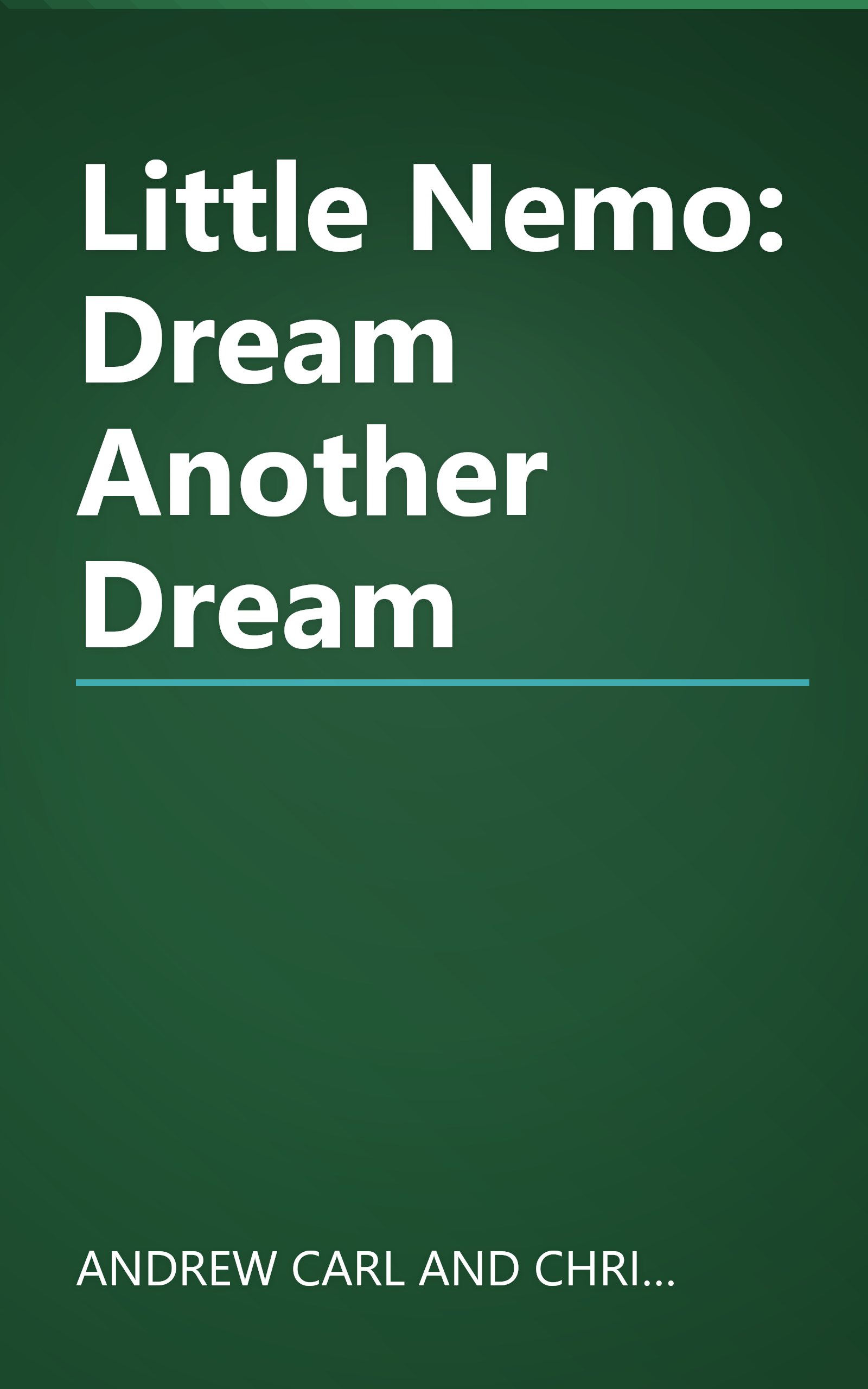 Little Nemo: Dream Another Dream book cover