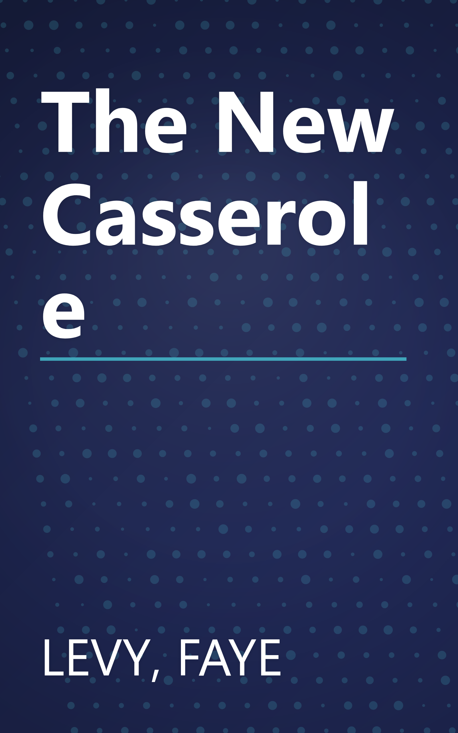 The New Casserole book cover