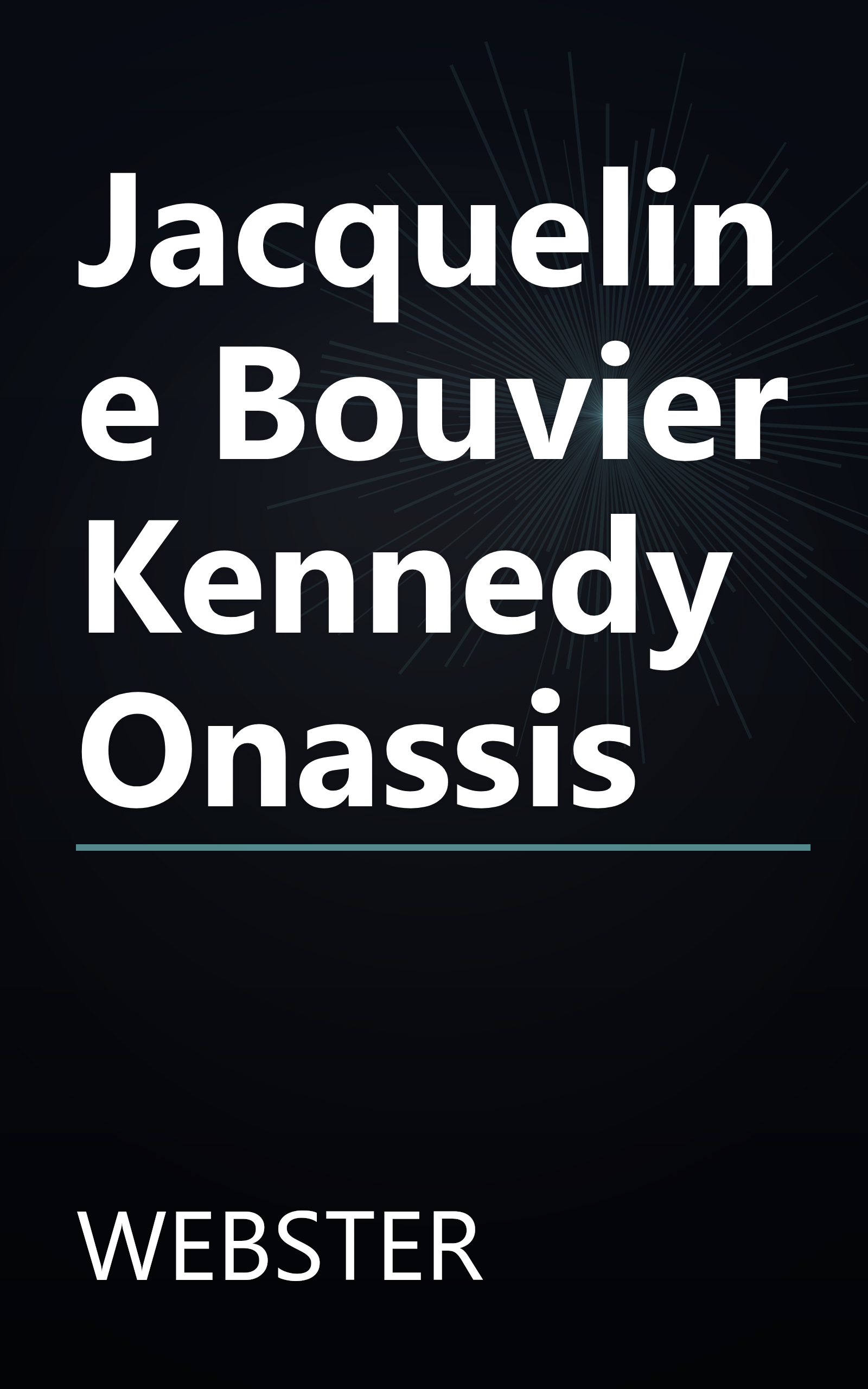 Jacqueline Bouvier Kennedy Onassis book cover