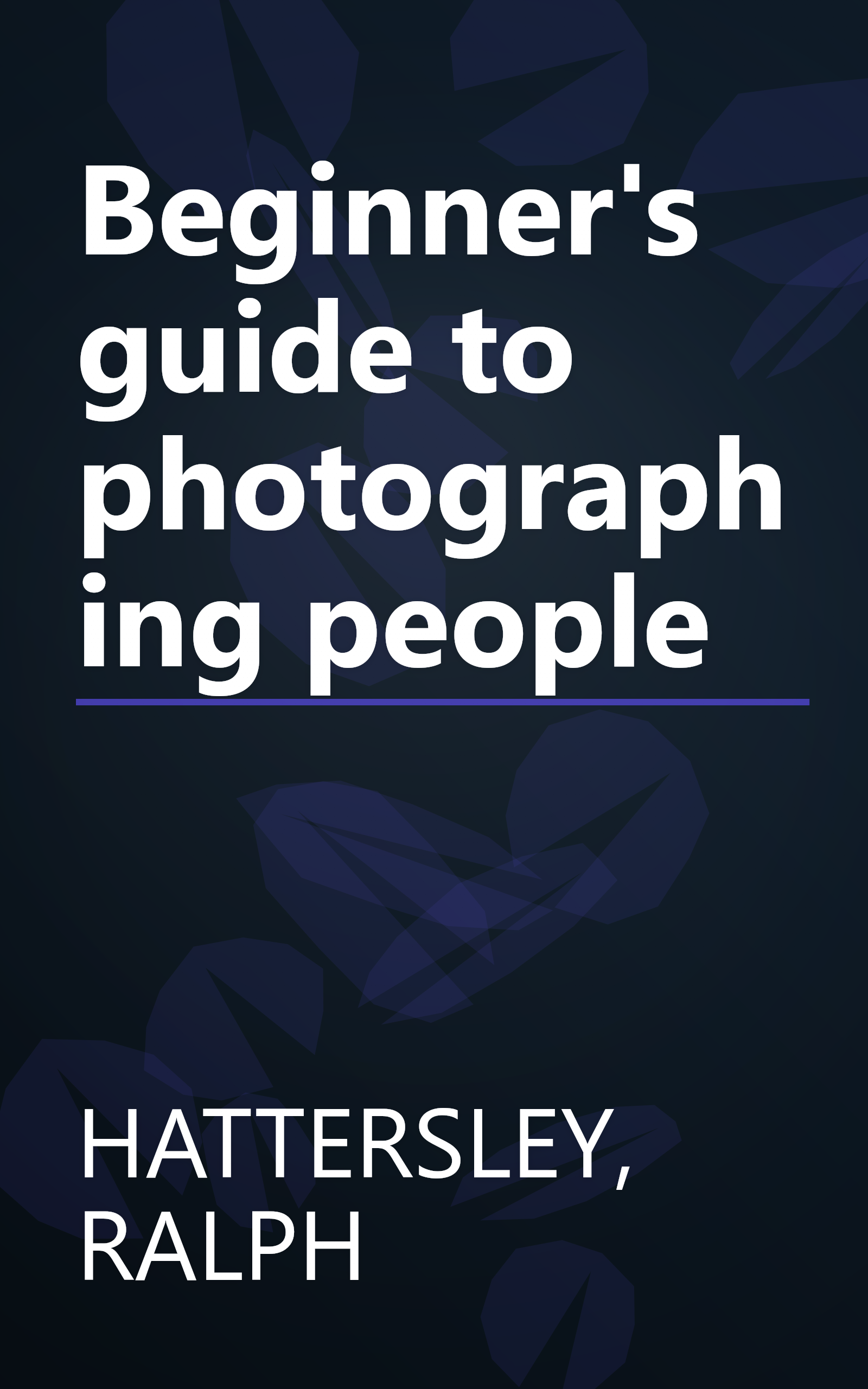 Beginner's guide to photographing people book cover