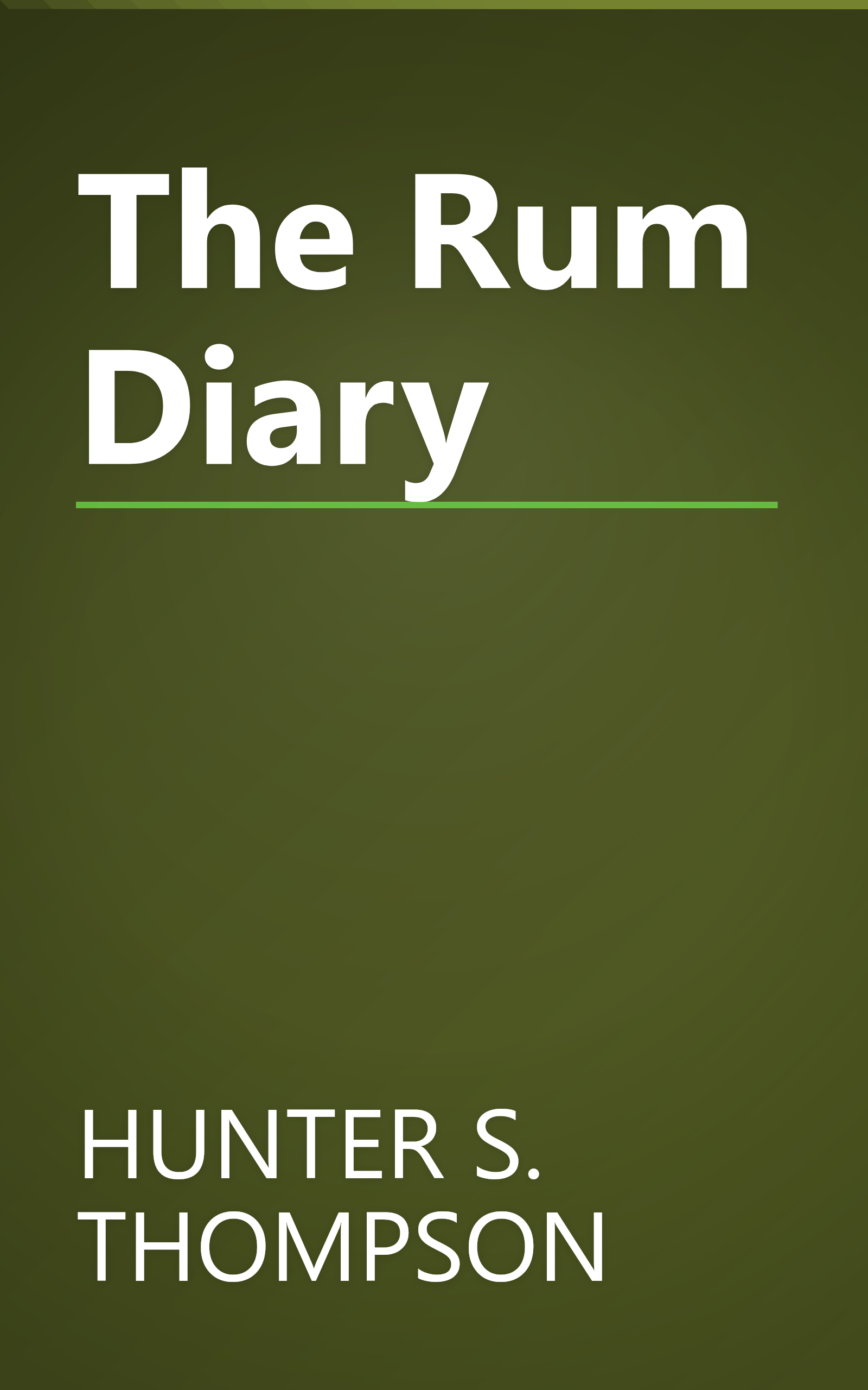 The Rum Diary book cover