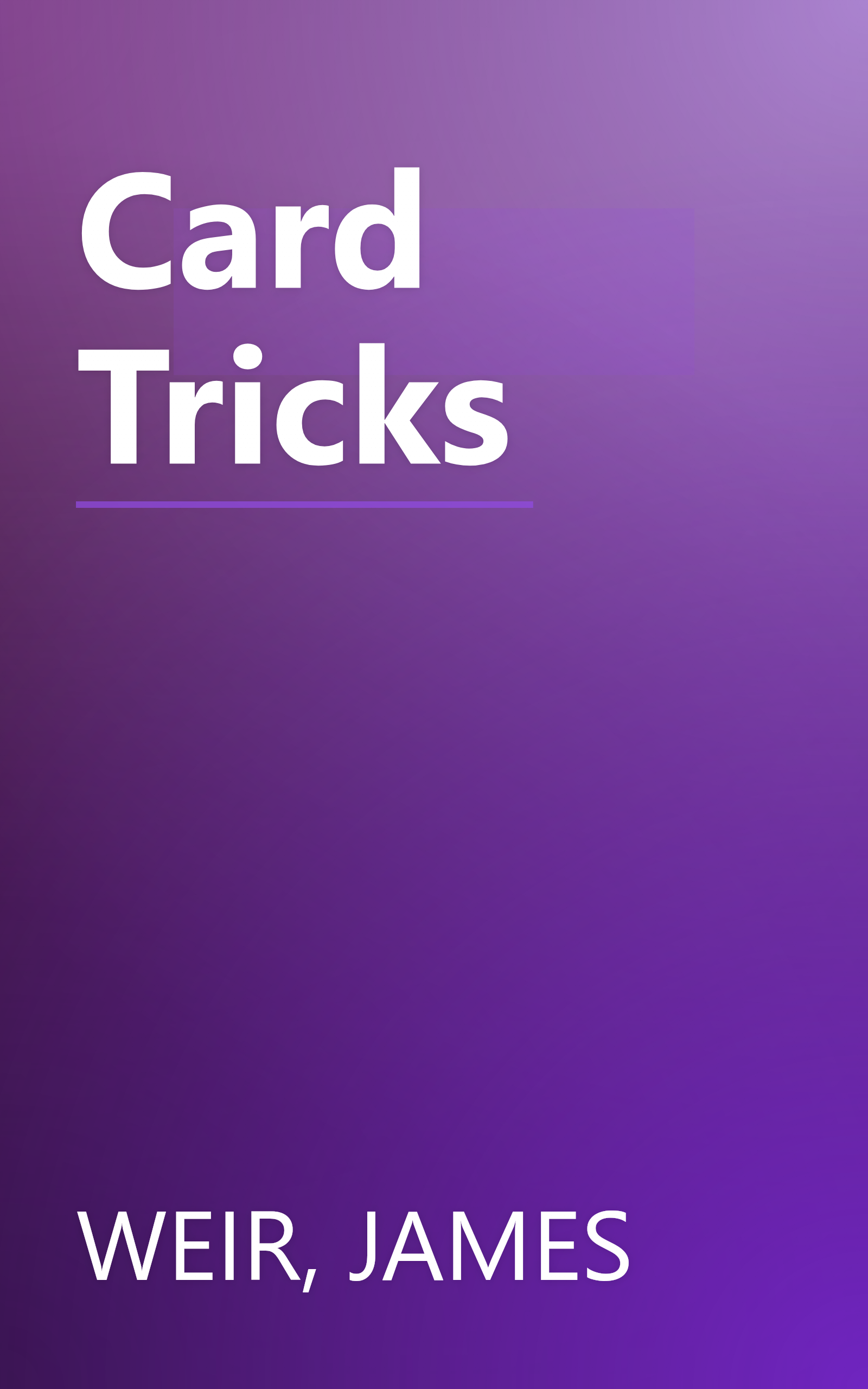 Card Tricks book cover