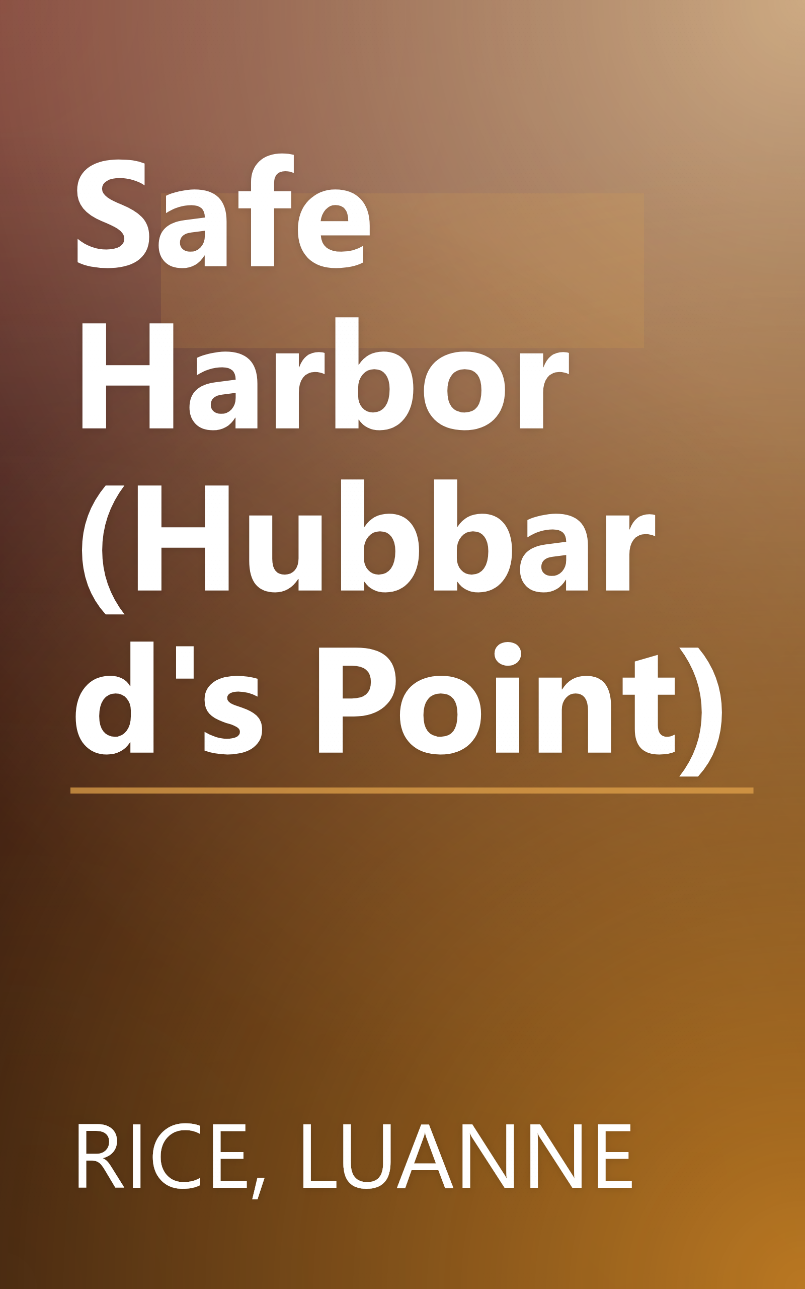 Safe Harbor (Hubbard's Point) book cover