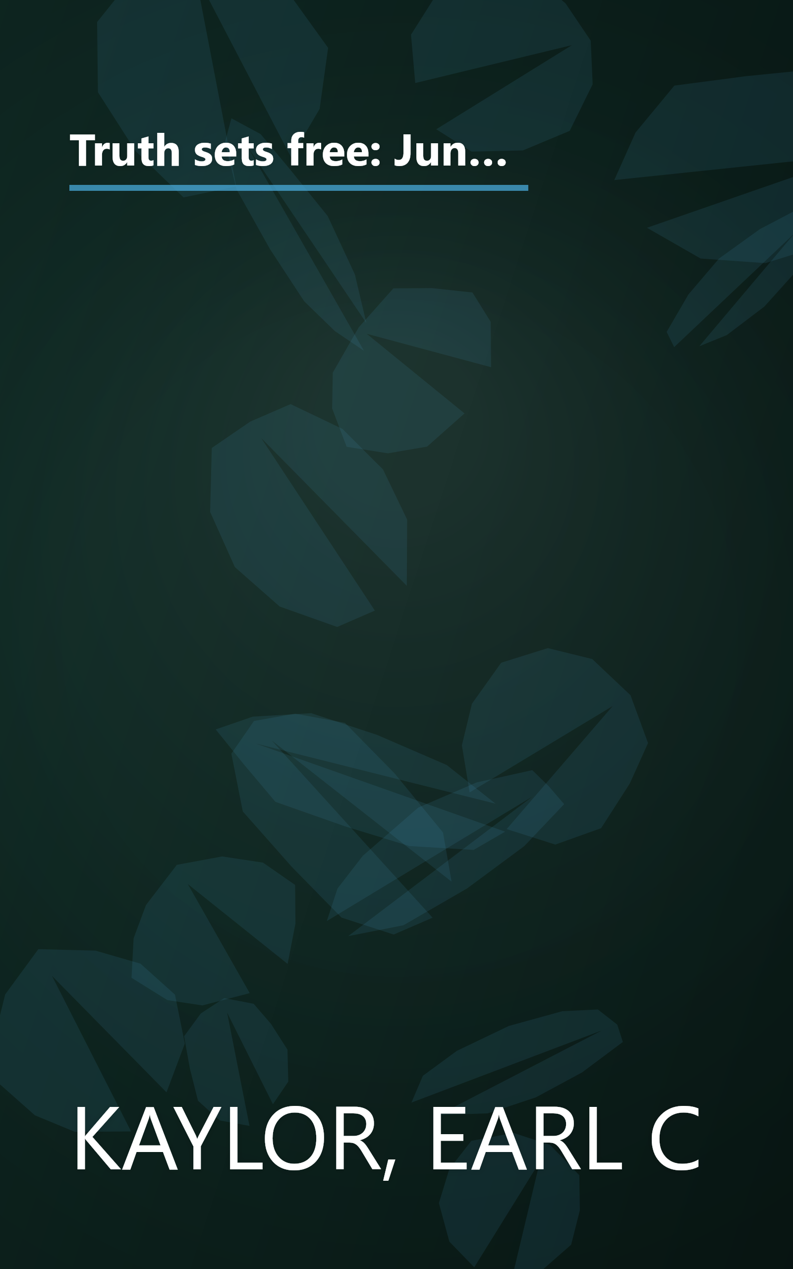 Truth sets free: Juniata Independent College in Pennsylvania, founded by the brethren, 1876 : a centennial history book cover