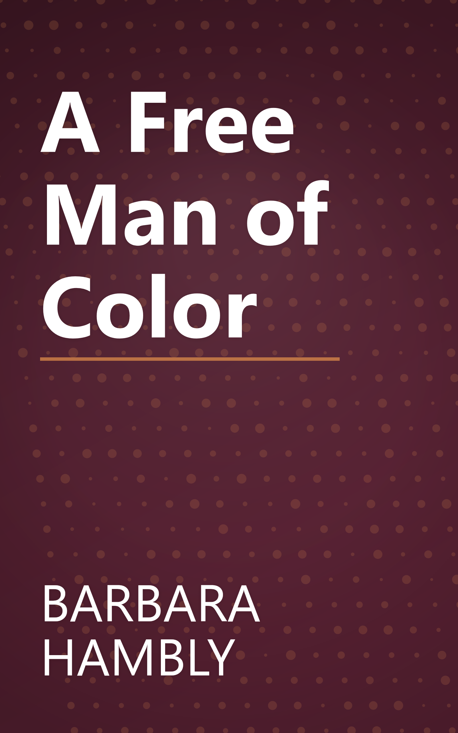 A Free Man of Color book cover
