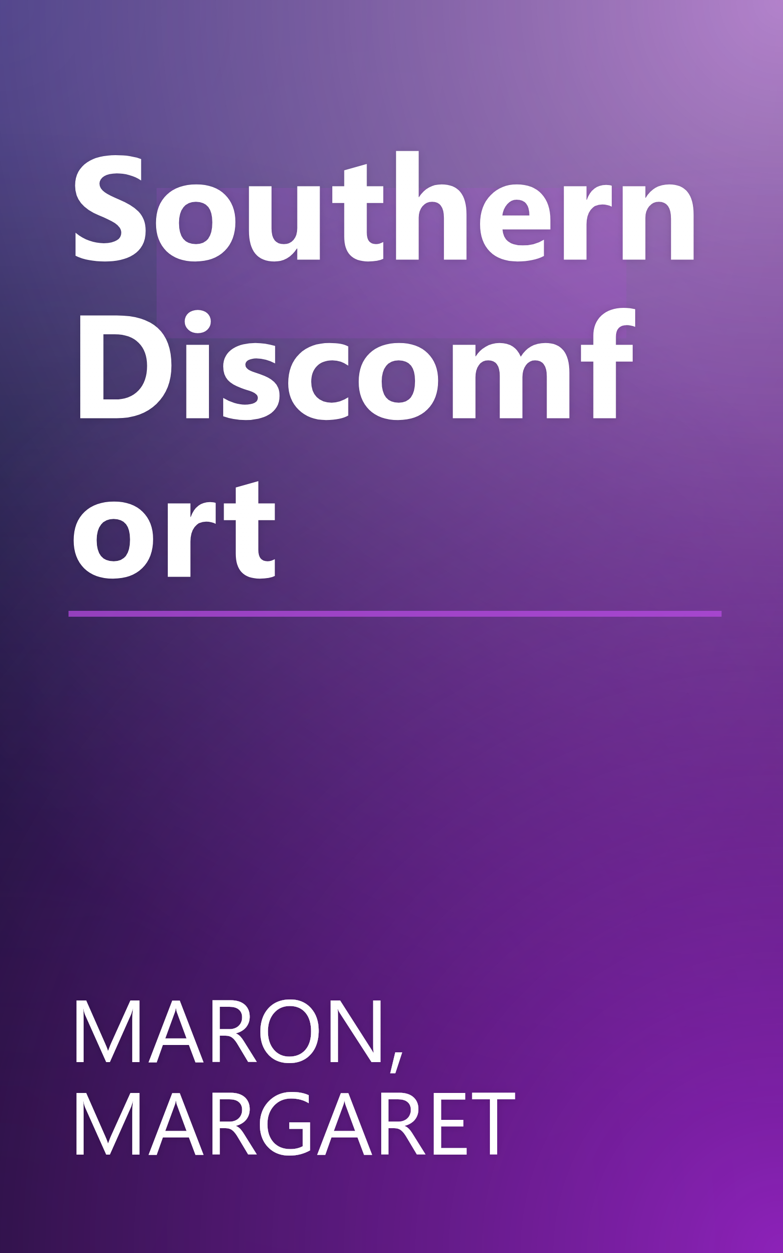 Southern Discomfort book cover