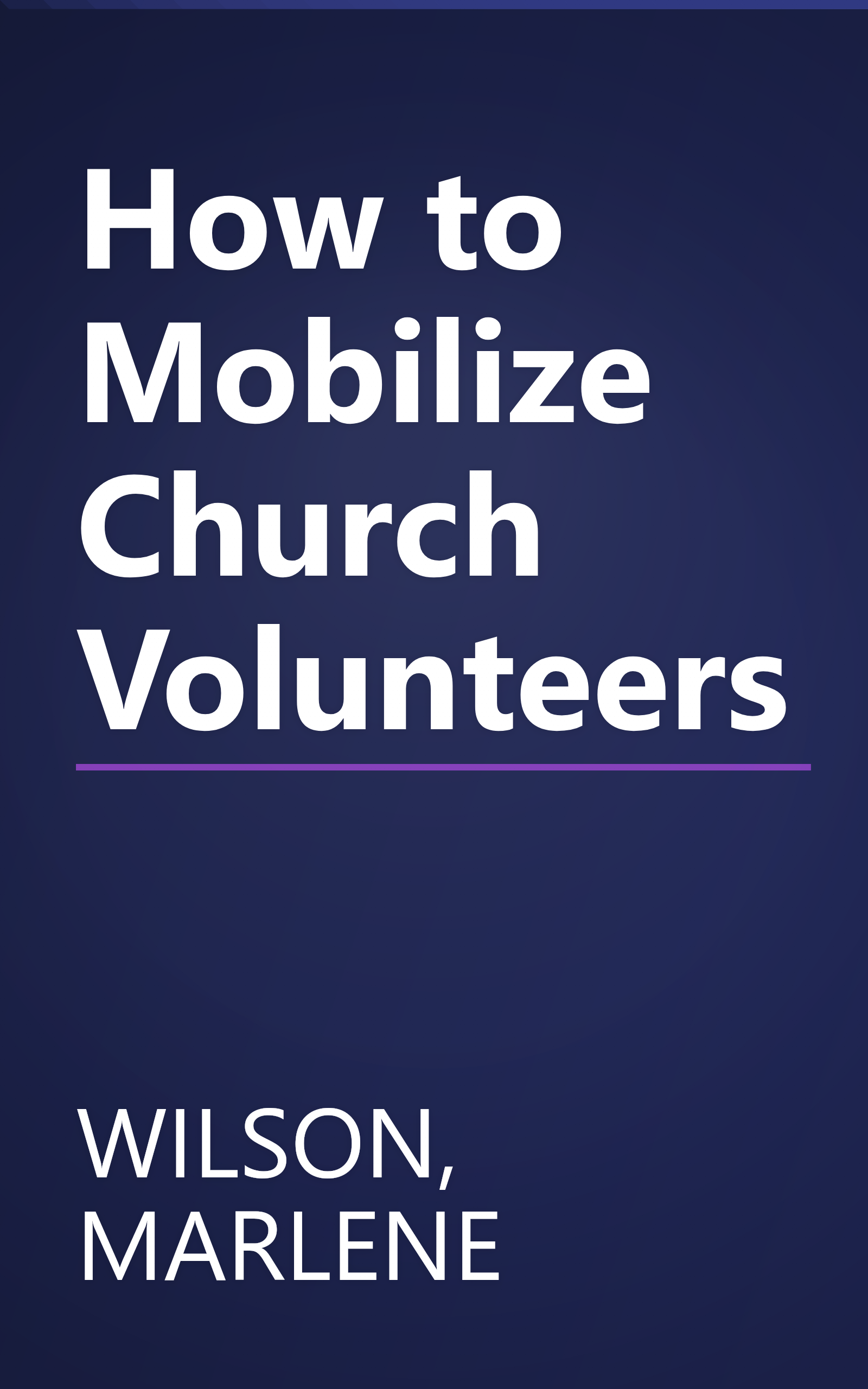 How to Mobilize Church Volunteers book cover