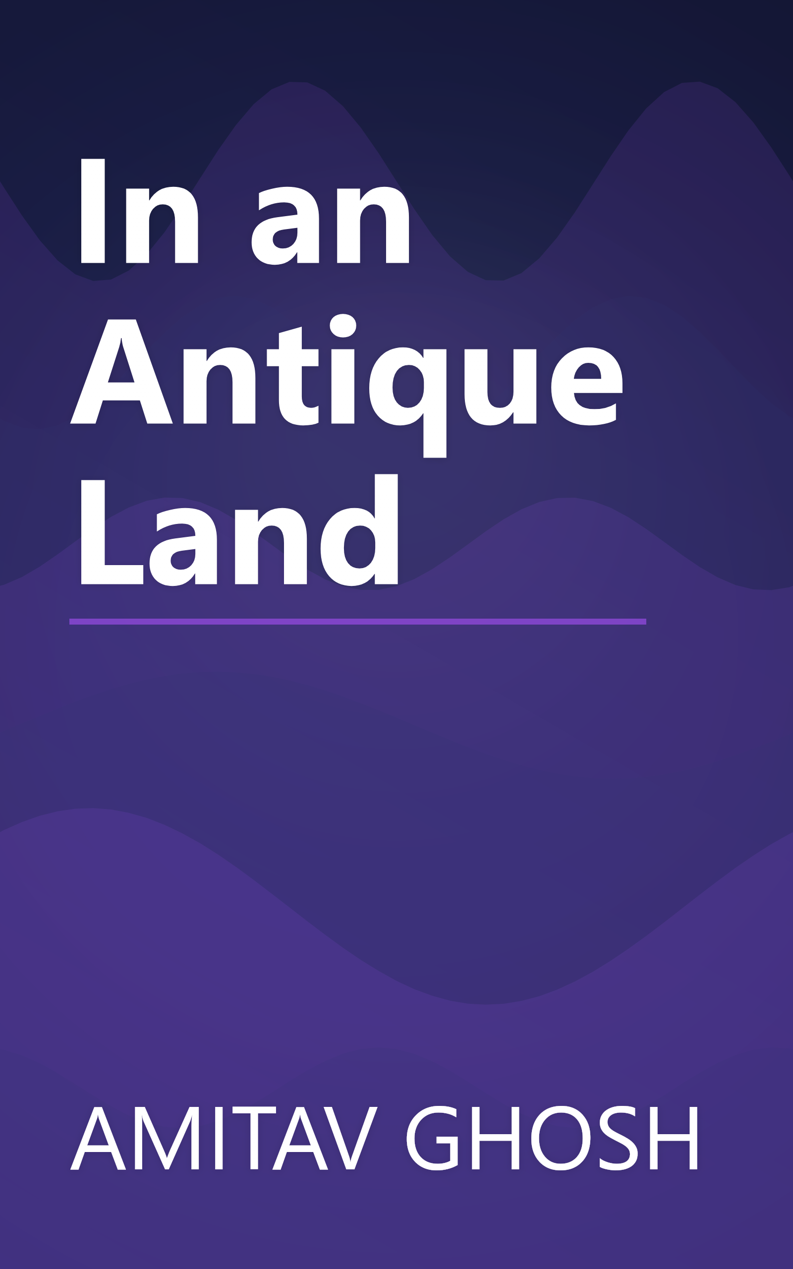 In an Antique Land book cover