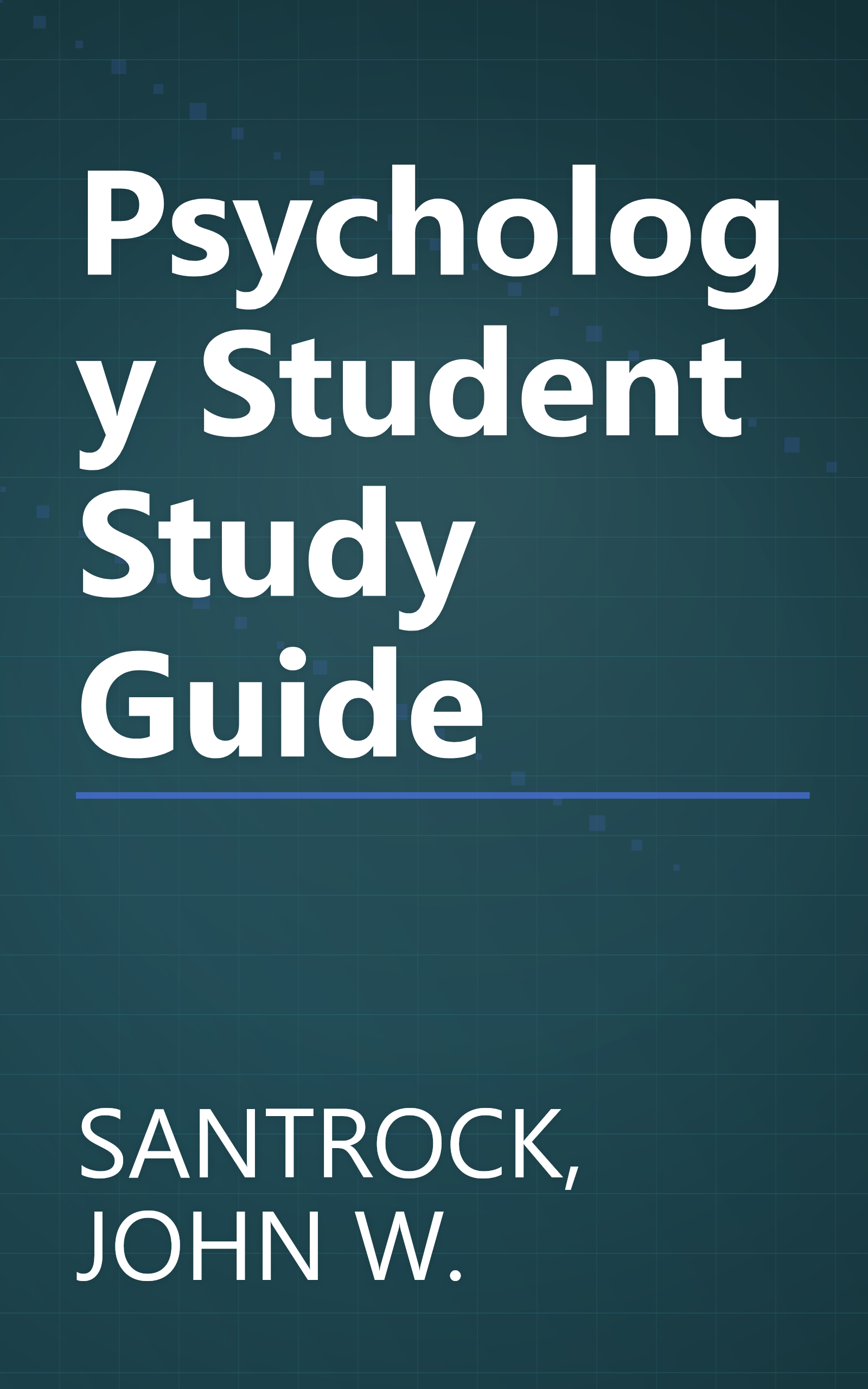 Psychology Student Study Guide book cover