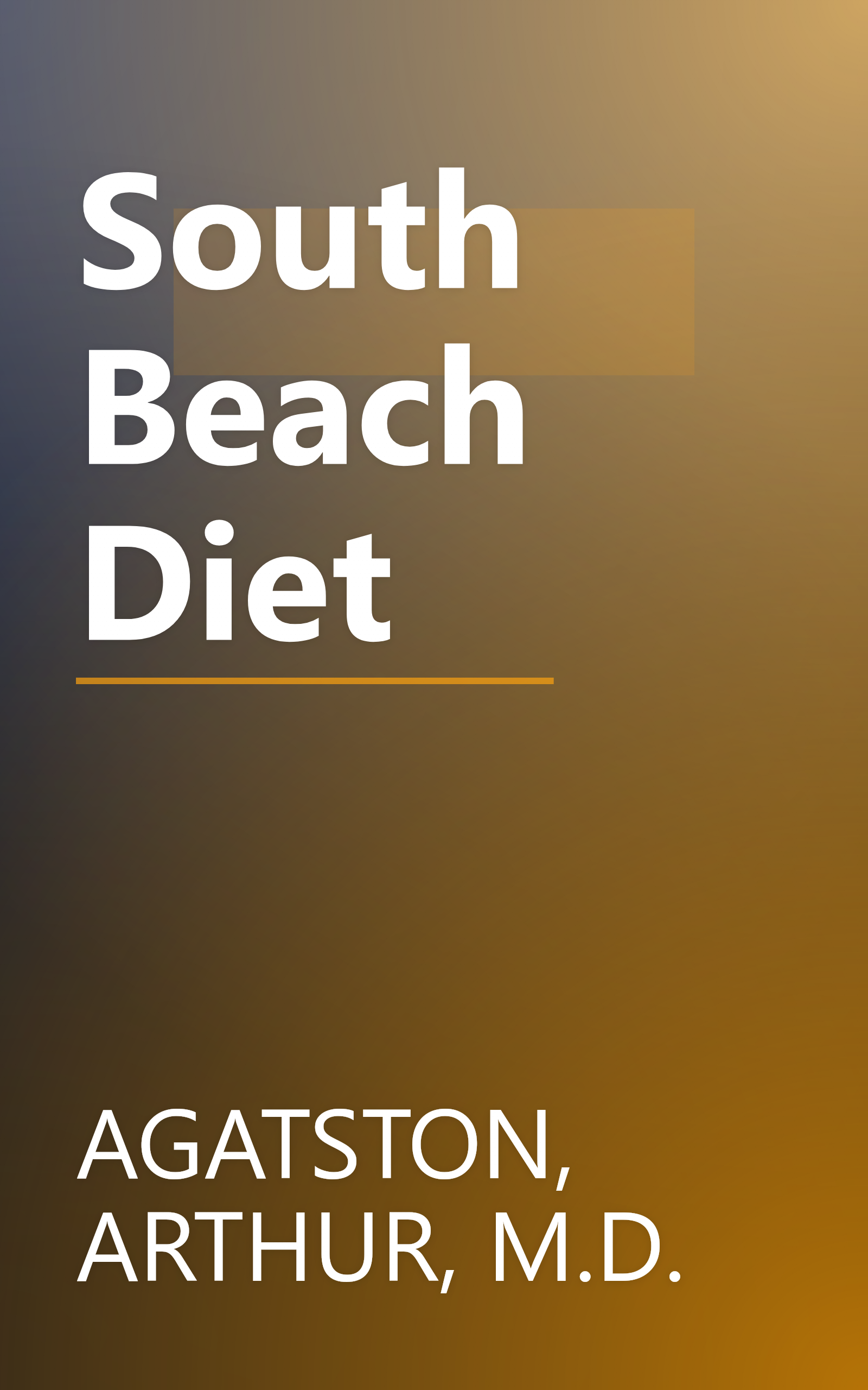 South Beach Diet book cover