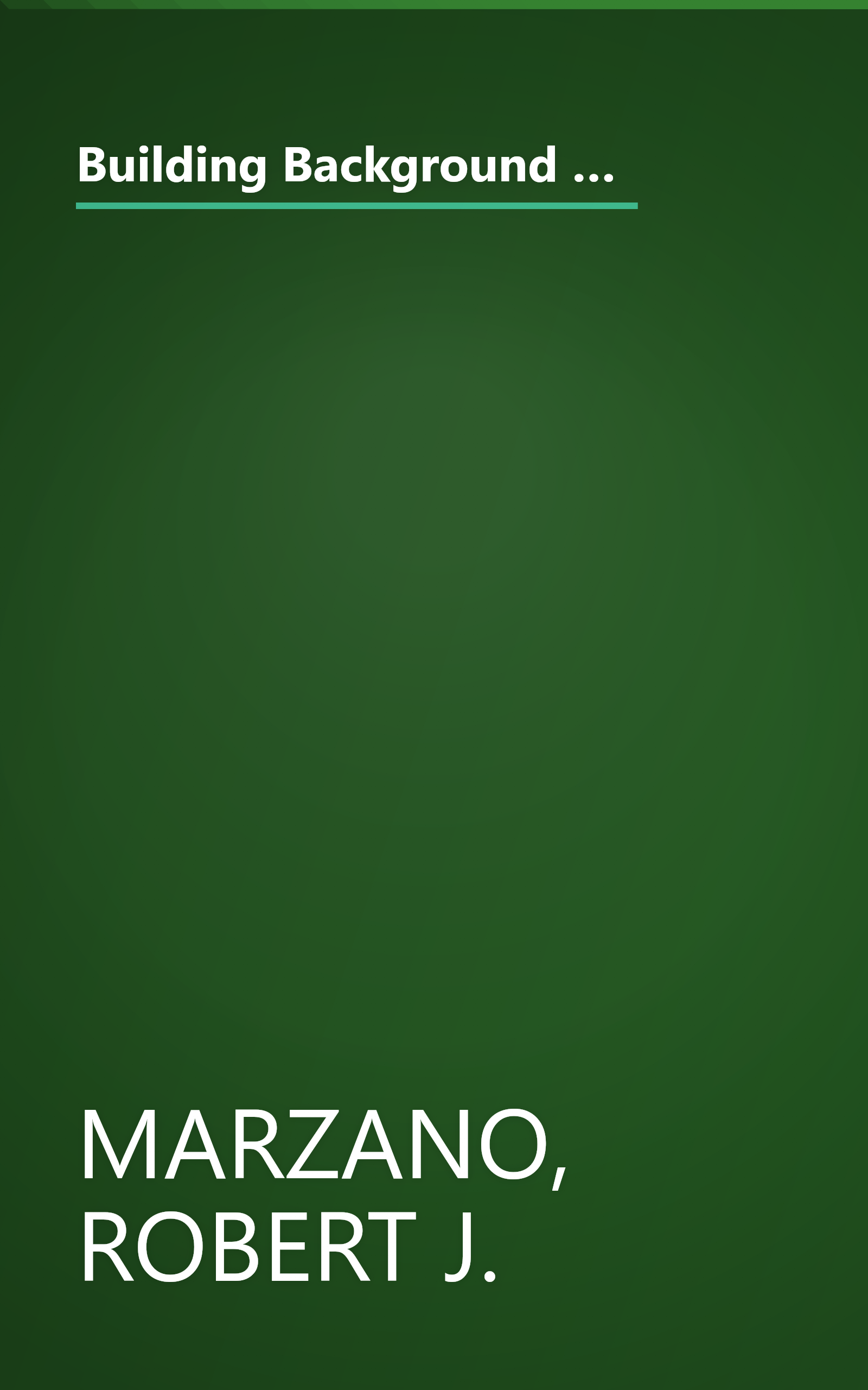 Building Background Knowledge for Academic Achievement: Research on What Works in Schools (Professional Development) book cover