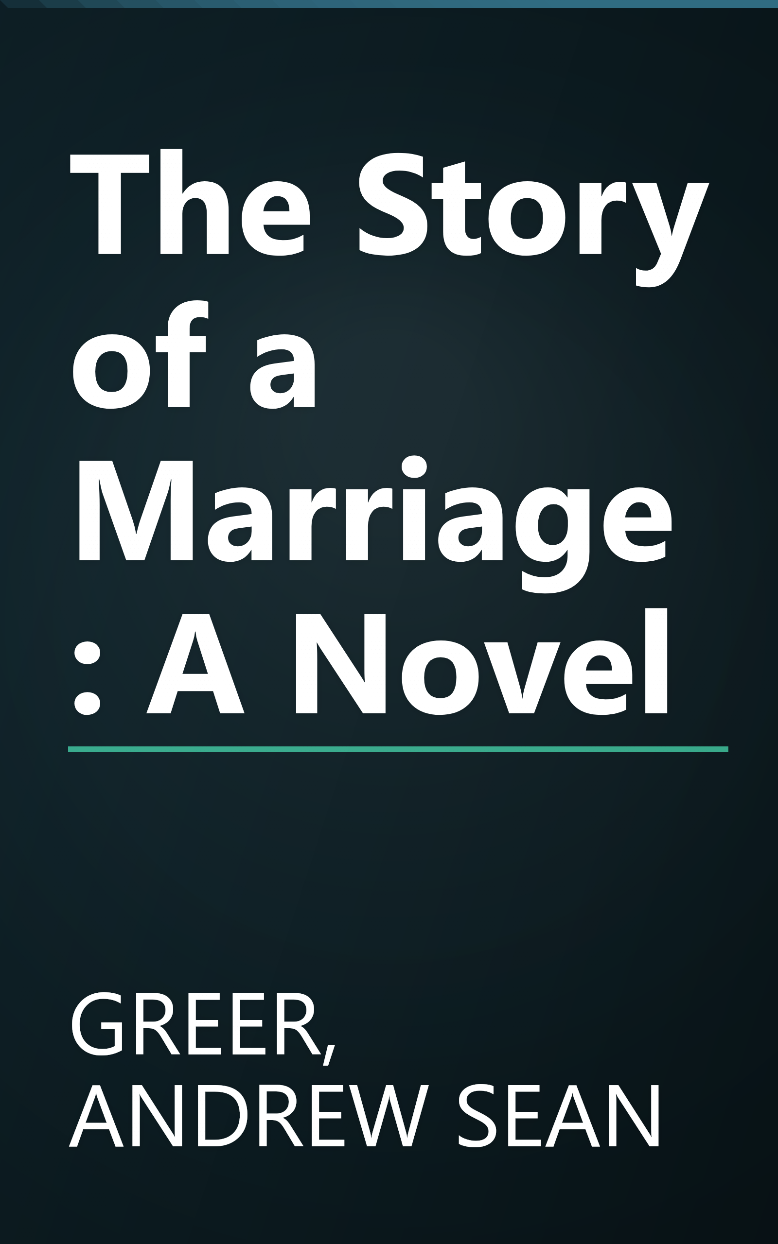 The Story of a Marriage: A Novel book cover
