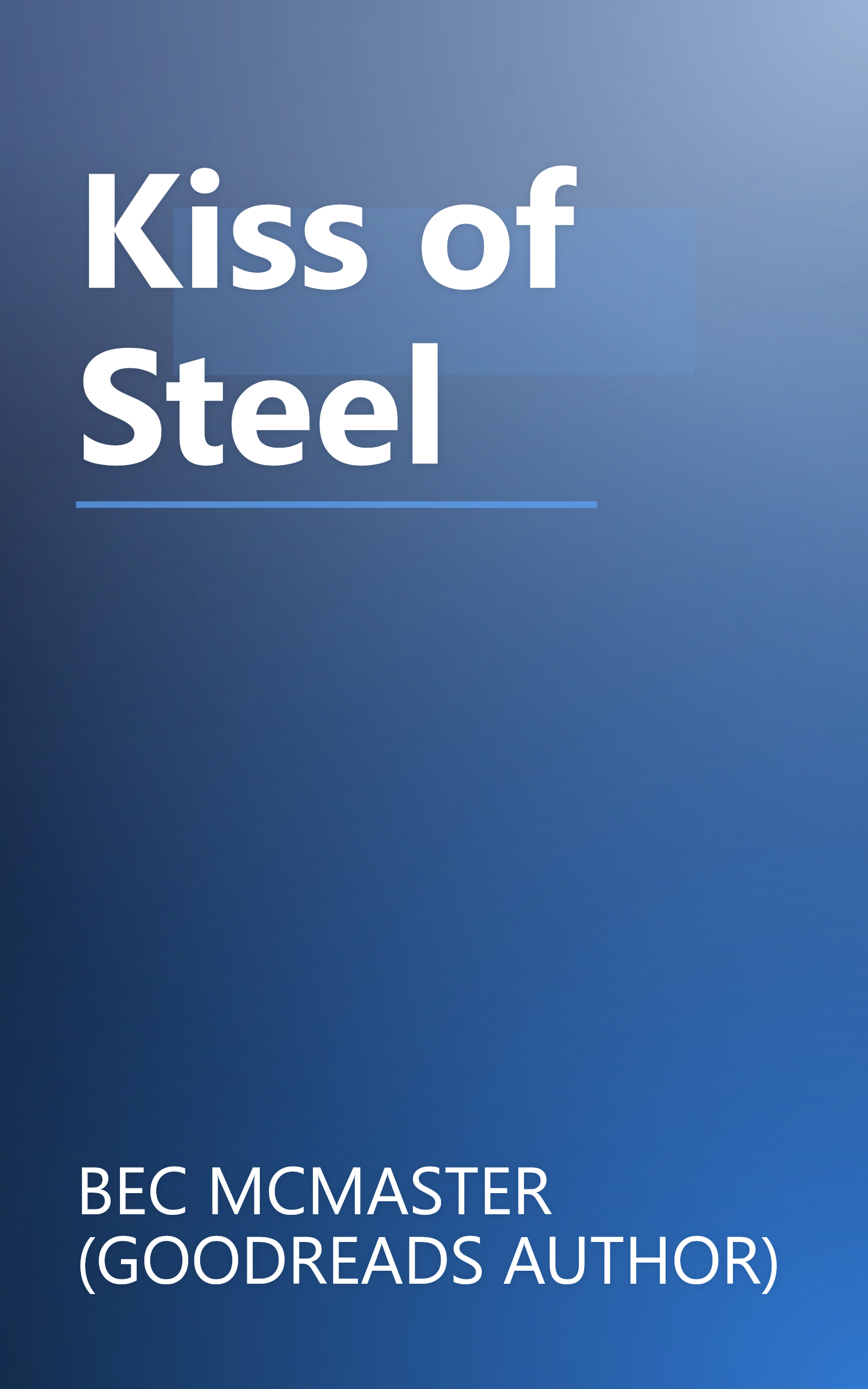 Kiss of Steel book cover