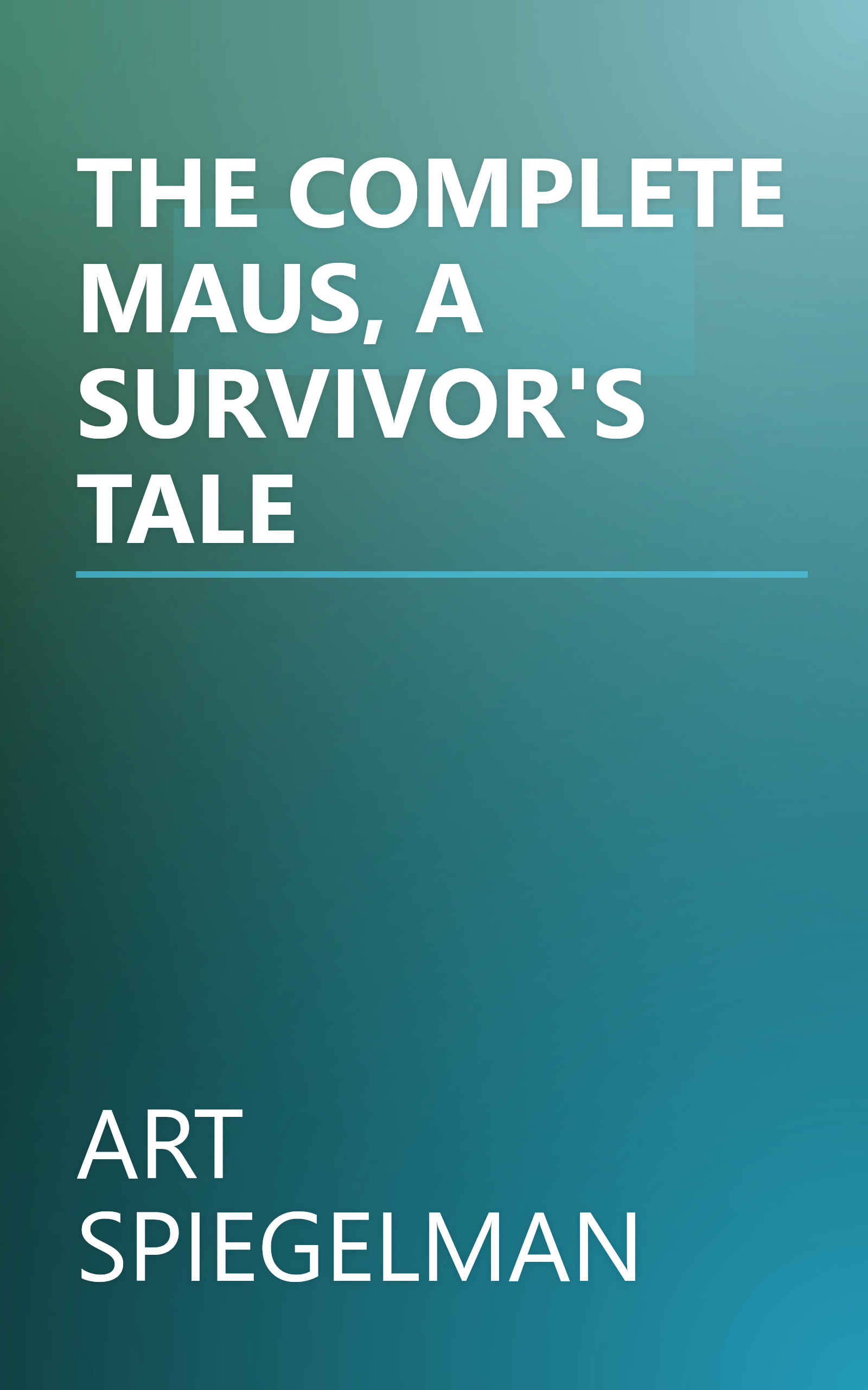 THE COMPLETE MAUS, A SURVIVOR'S TALE book cover