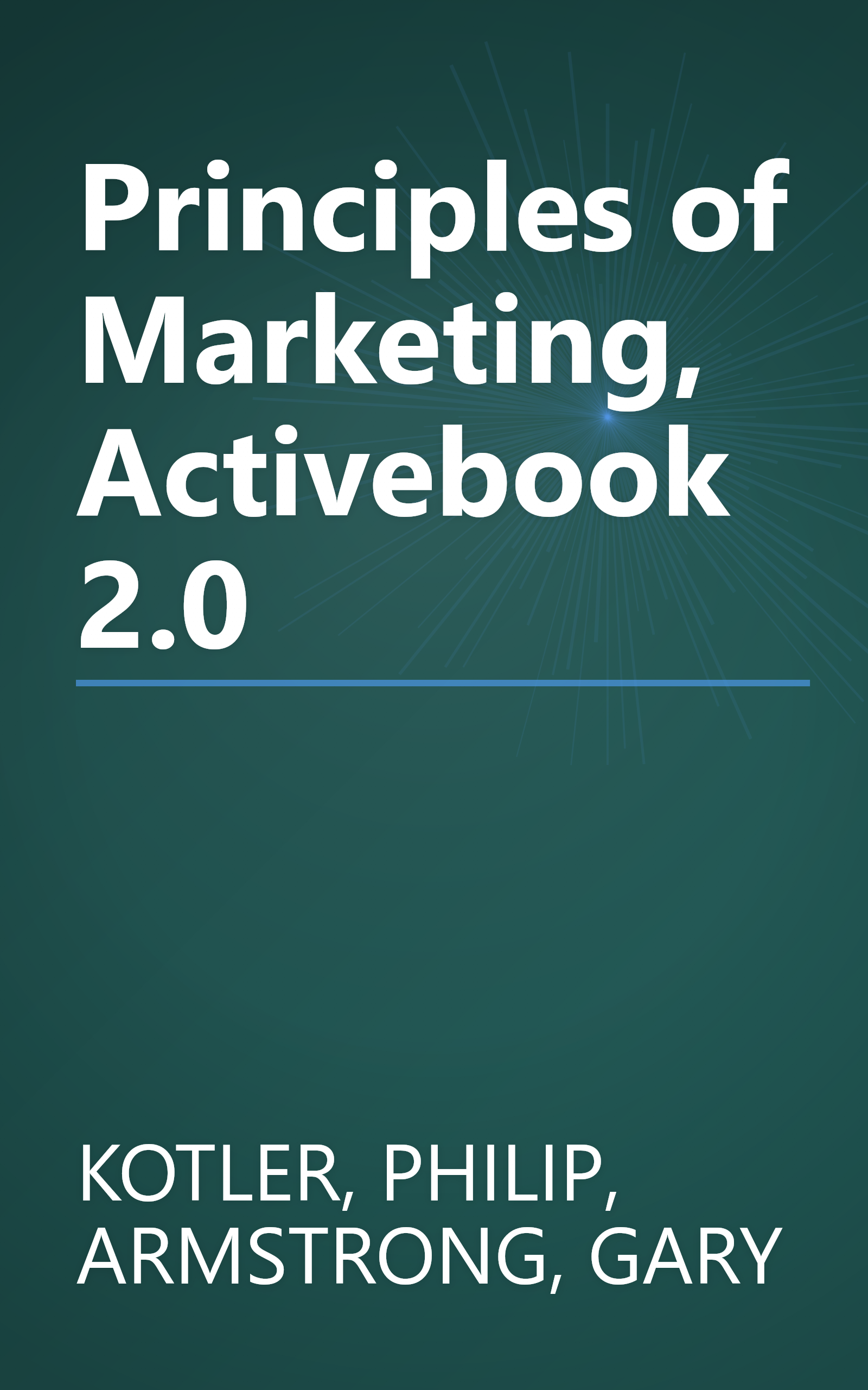 Principles of Marketing, Activebook 2.0 book cover