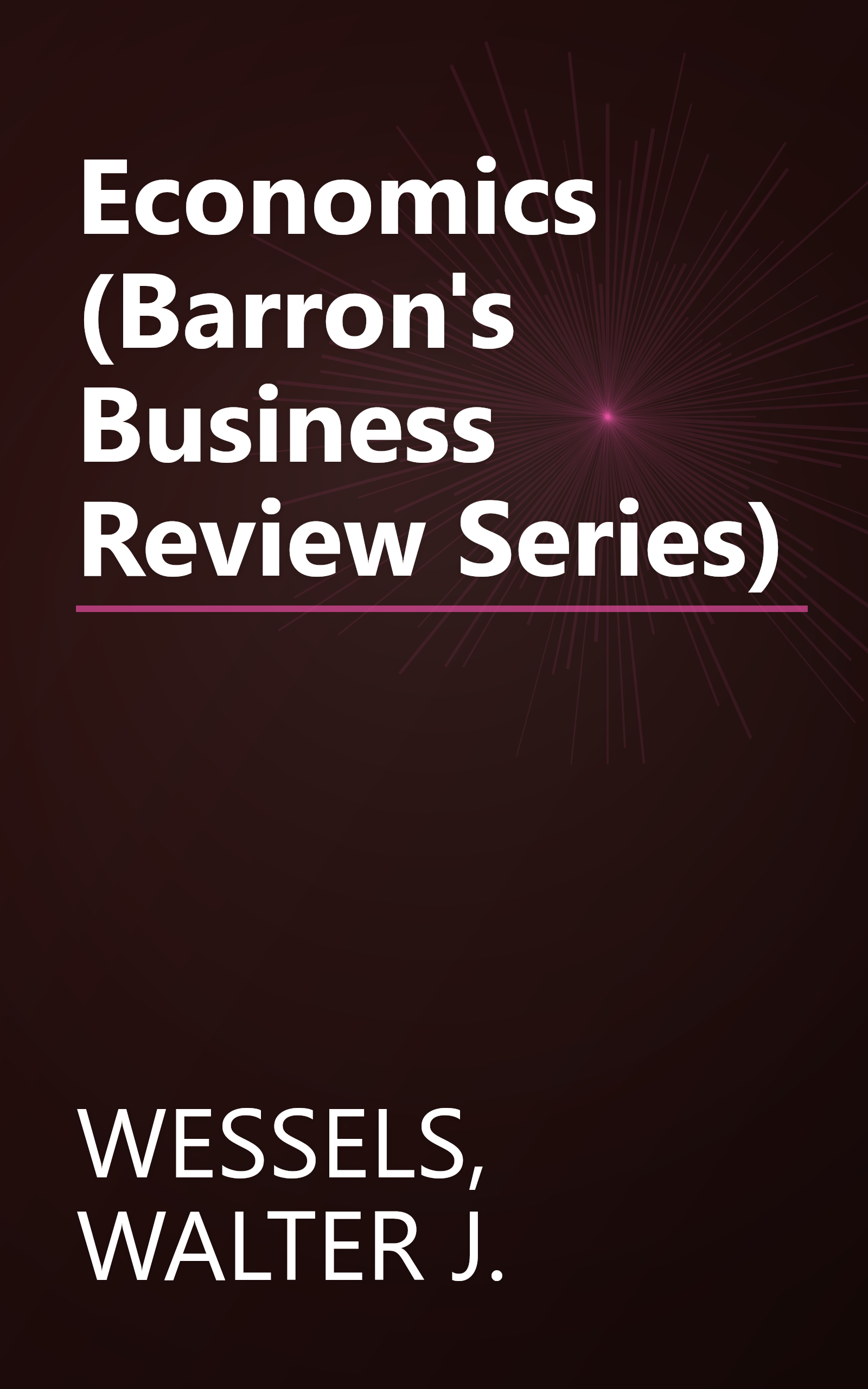 Economics (Barron's Business Review Series) book cover