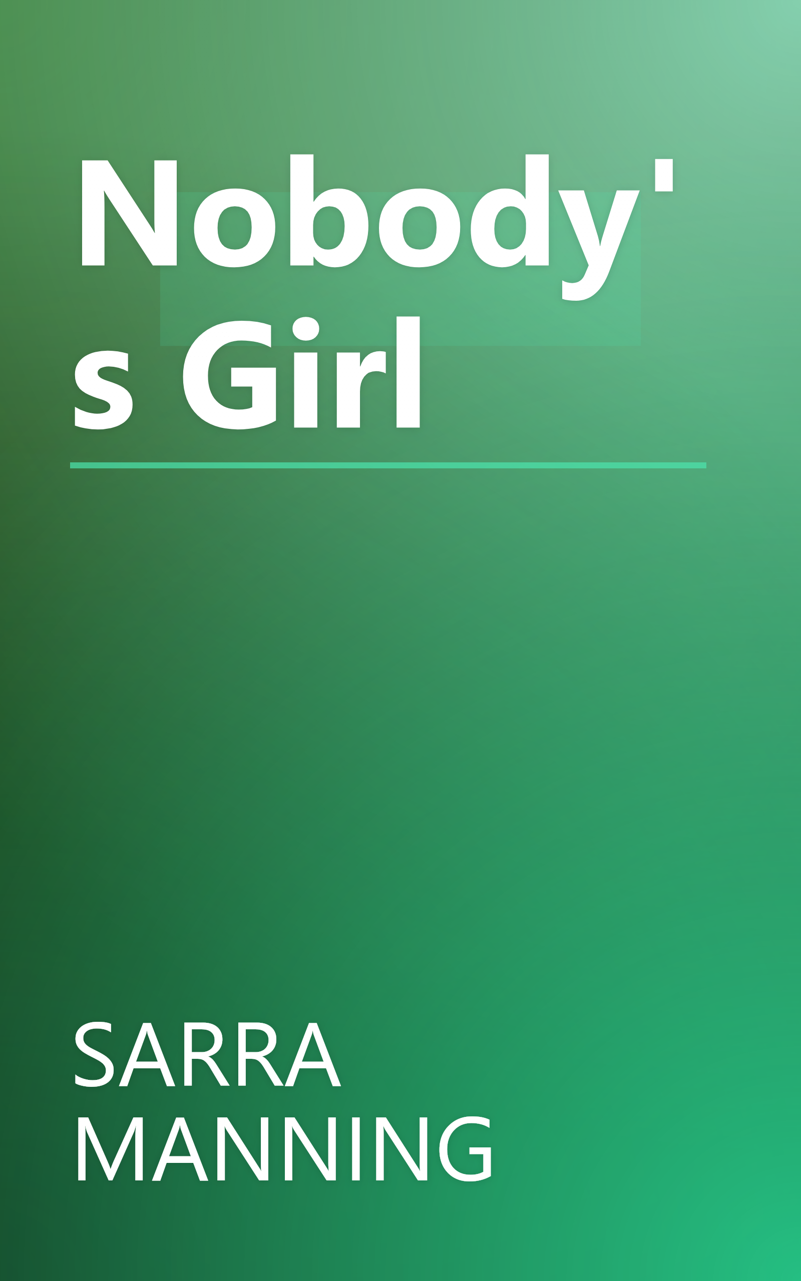 Nobody's Girl book cover