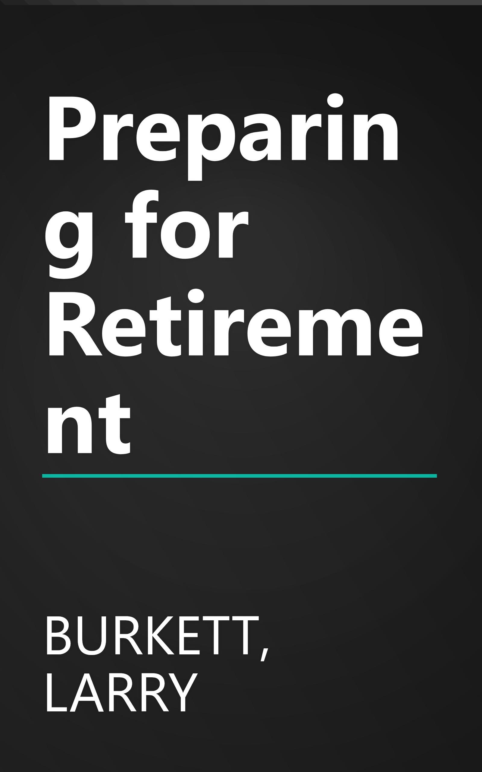 Preparing for Retirement book cover