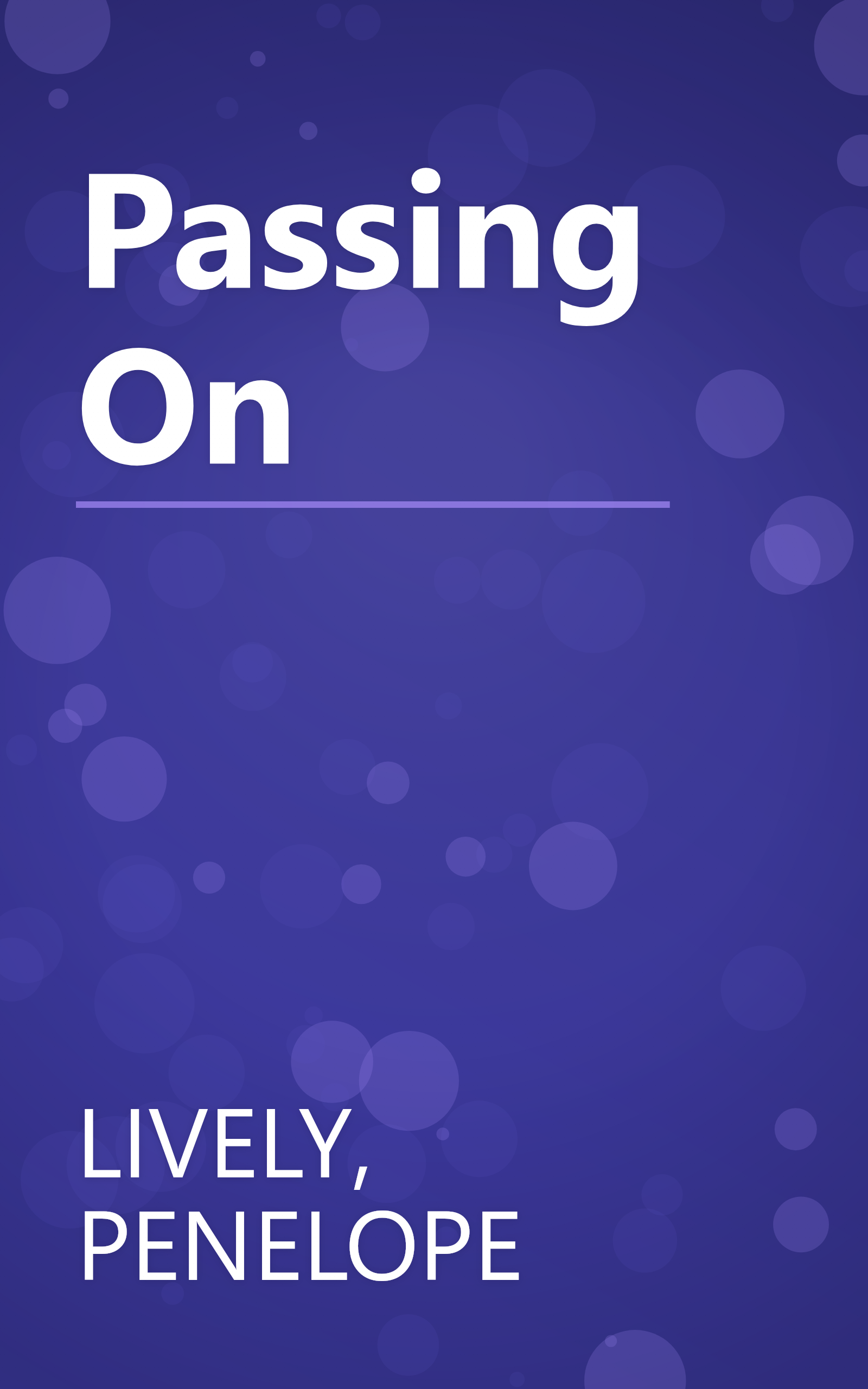 Passing On book cover