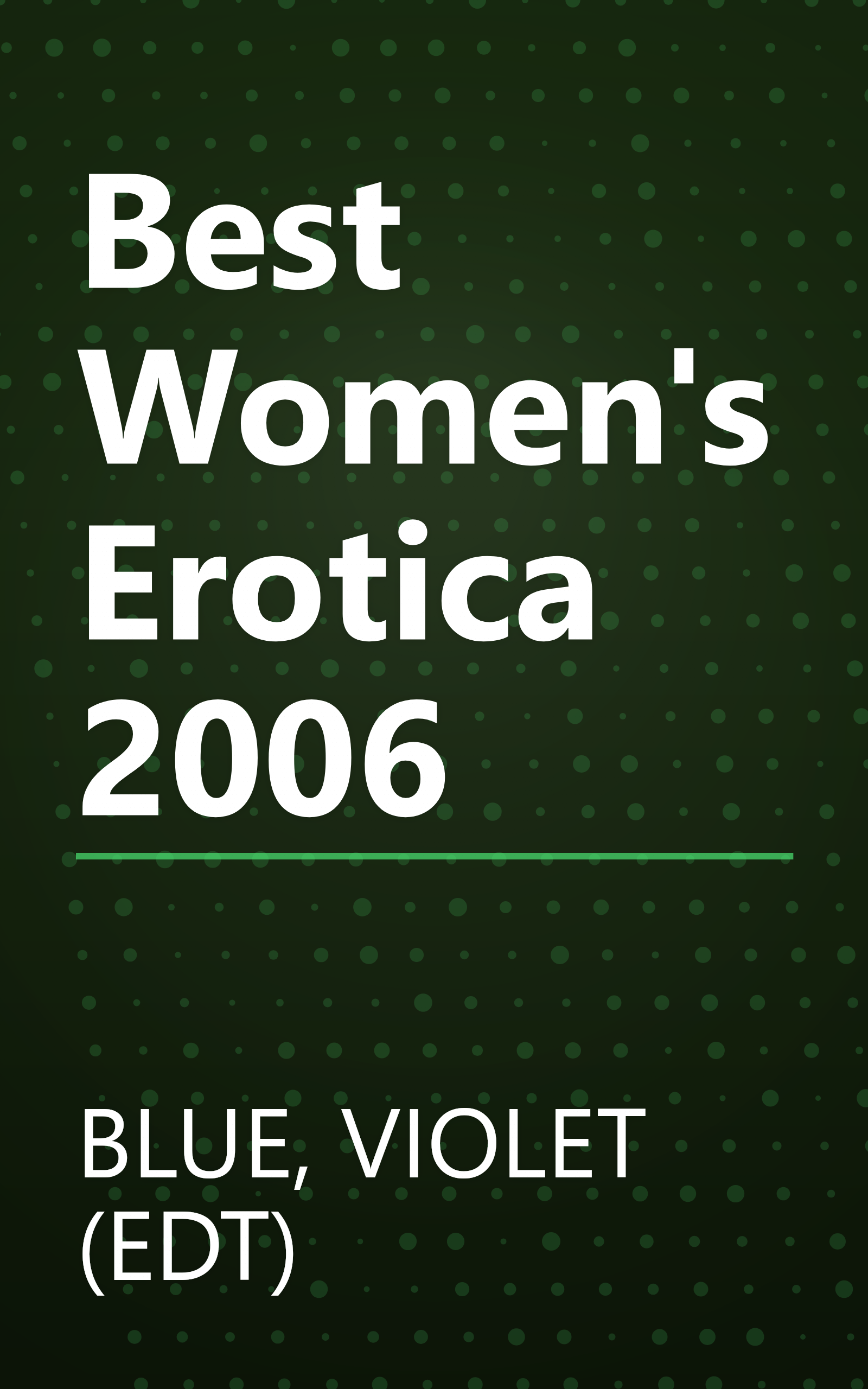 Best Women's Erotica 2006 book cover