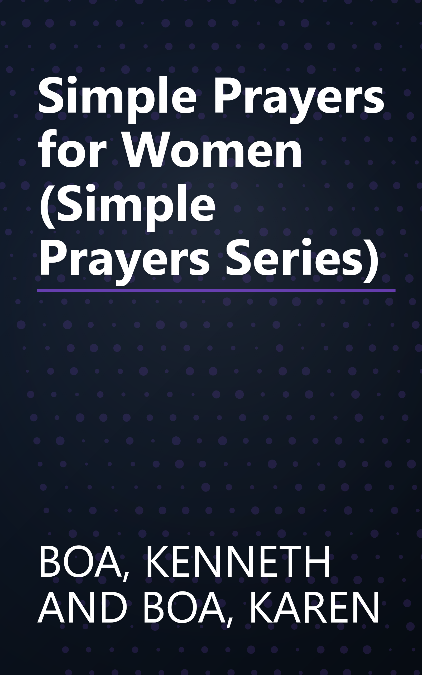 Simple Prayers for Women (Simple Prayers Series) book cover