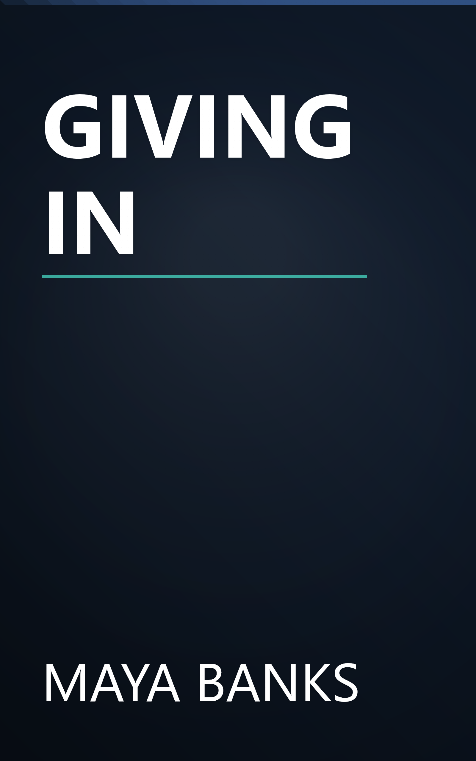 GIVING IN book cover