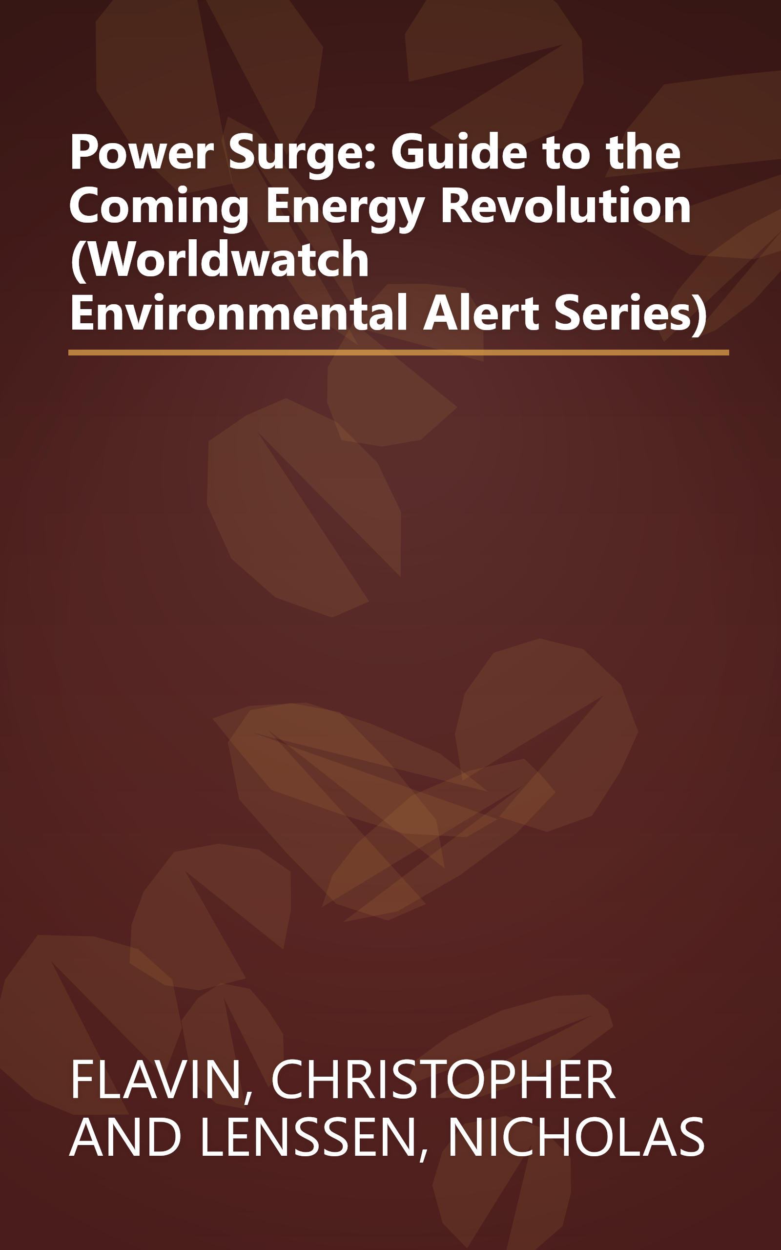 Power Surge: Guide to the Coming Energy Revolution (Worldwatch Environmental Alert Series) book cover