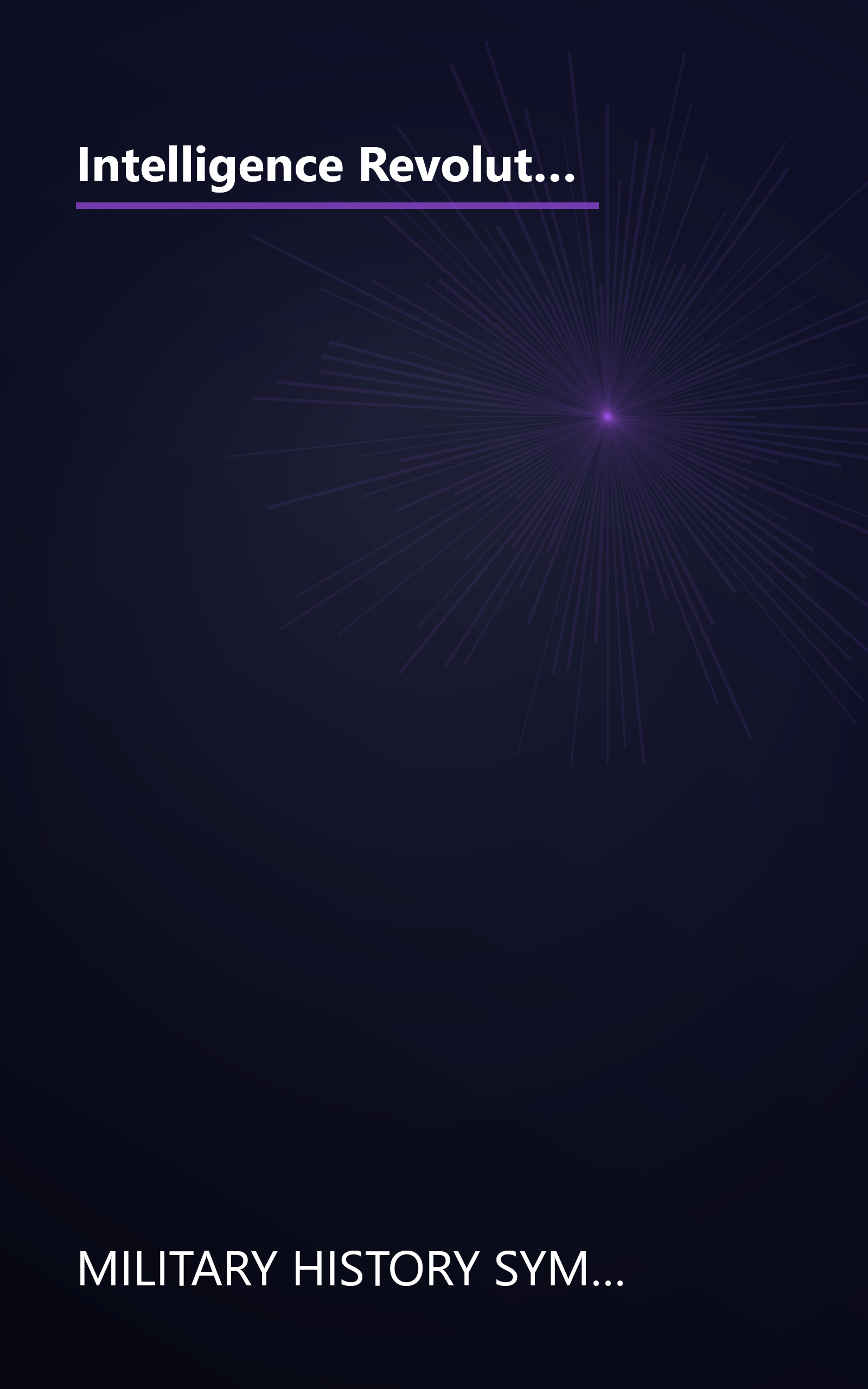 Intelligence Revolution: A Historical Perspective Proceedings of the Thirteenth Military History Symposium, October 1988 book cover