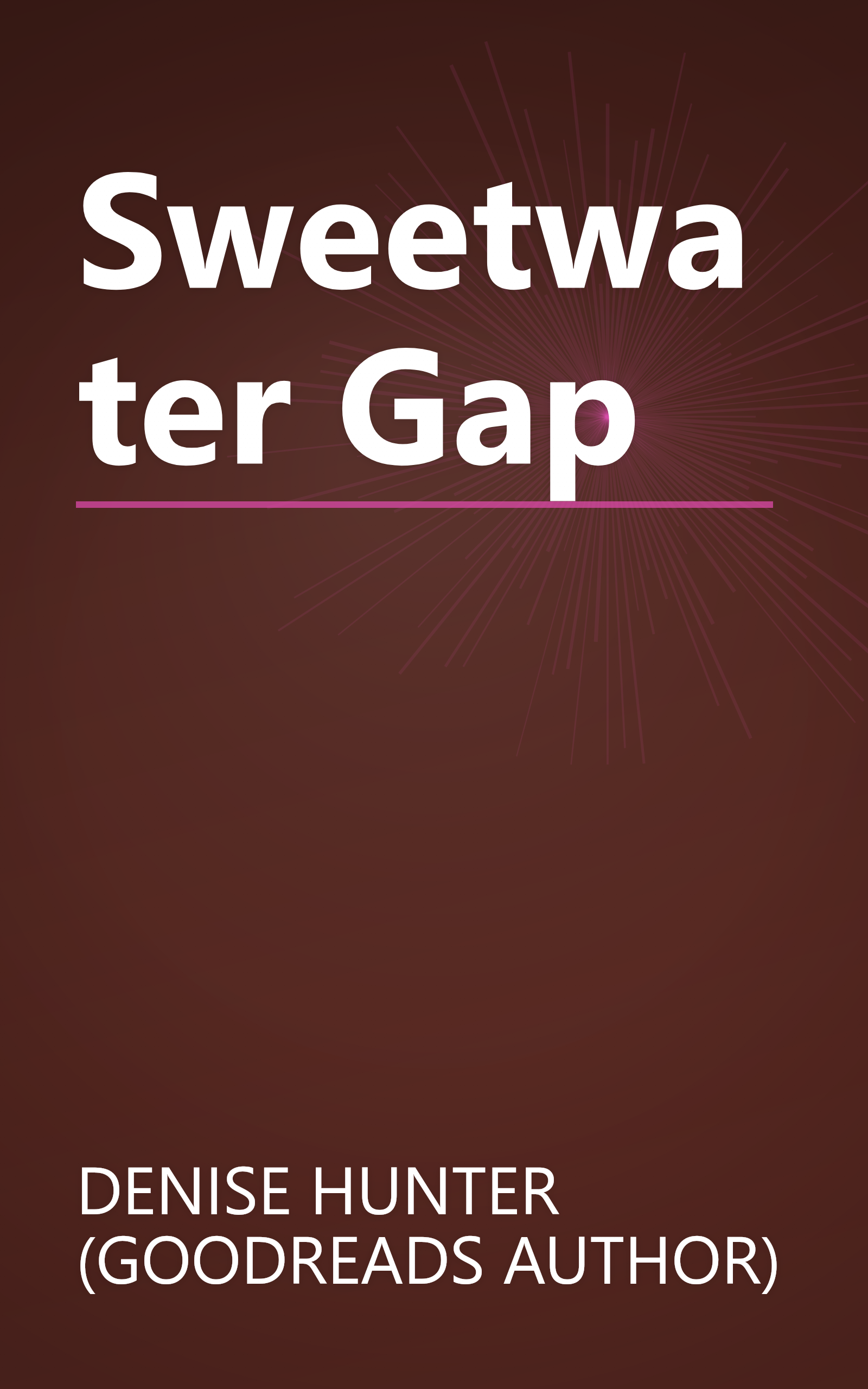 Sweetwater Gap book cover